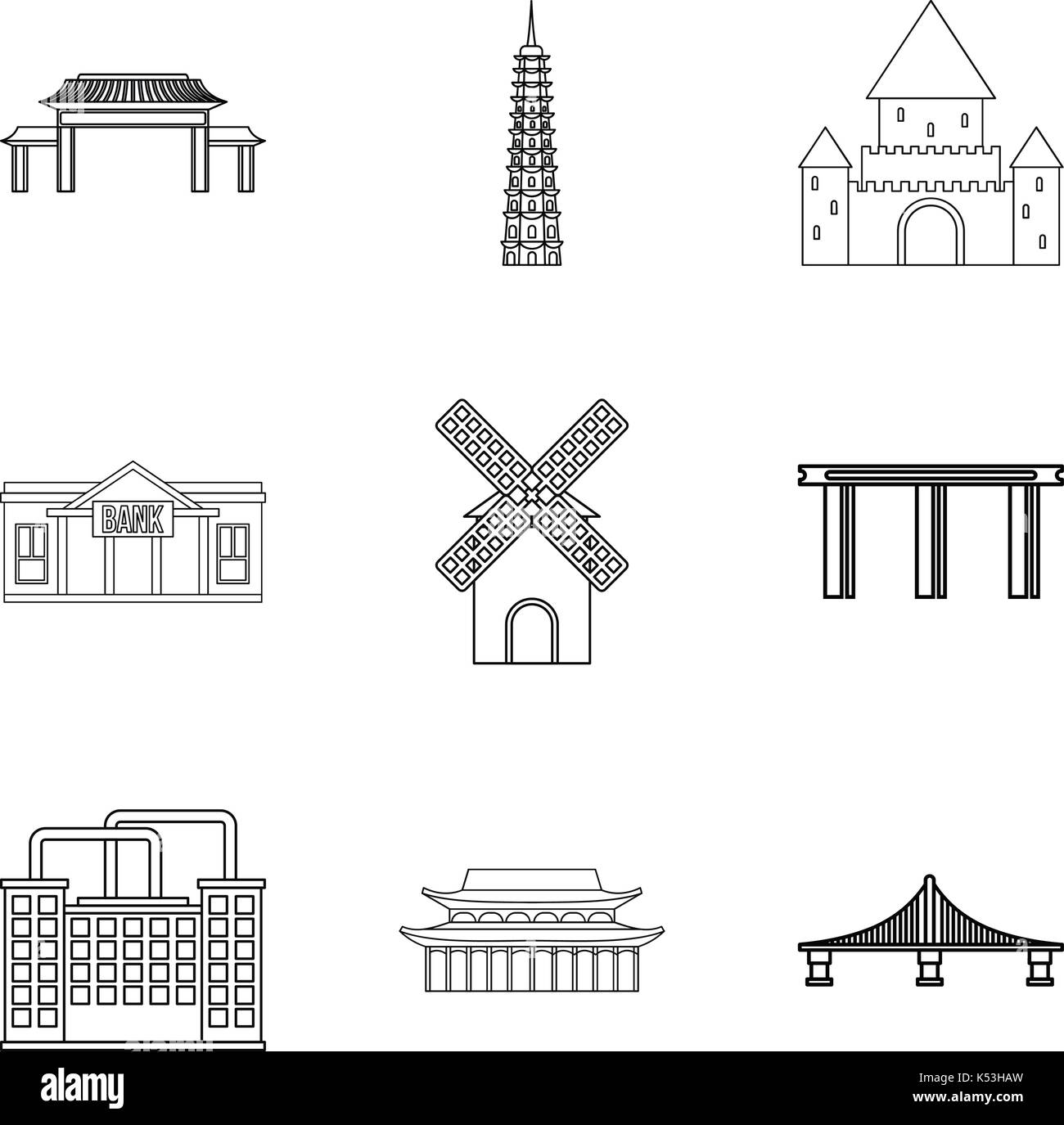 Facade elevation Stock Vector Images - Alamy