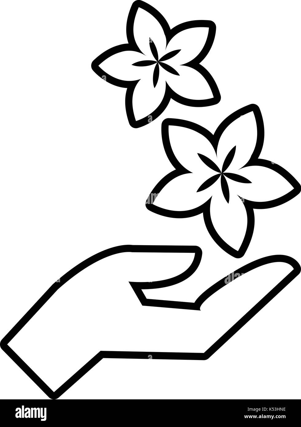 Spa hand care icon , outline style Stock Vector Image & Art - Alamy