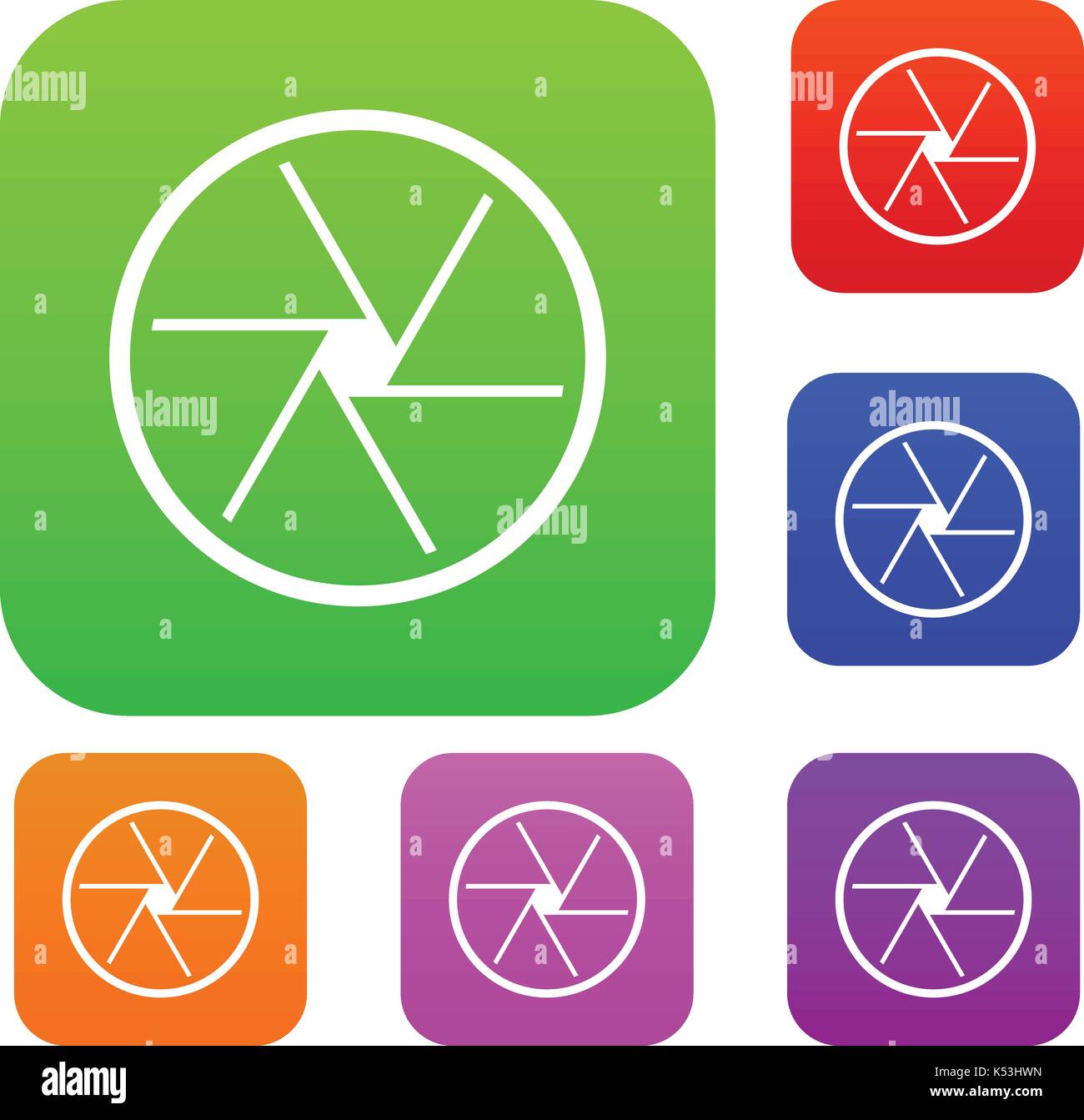 Round objective set collection Stock Vector Image & Art - Alamy