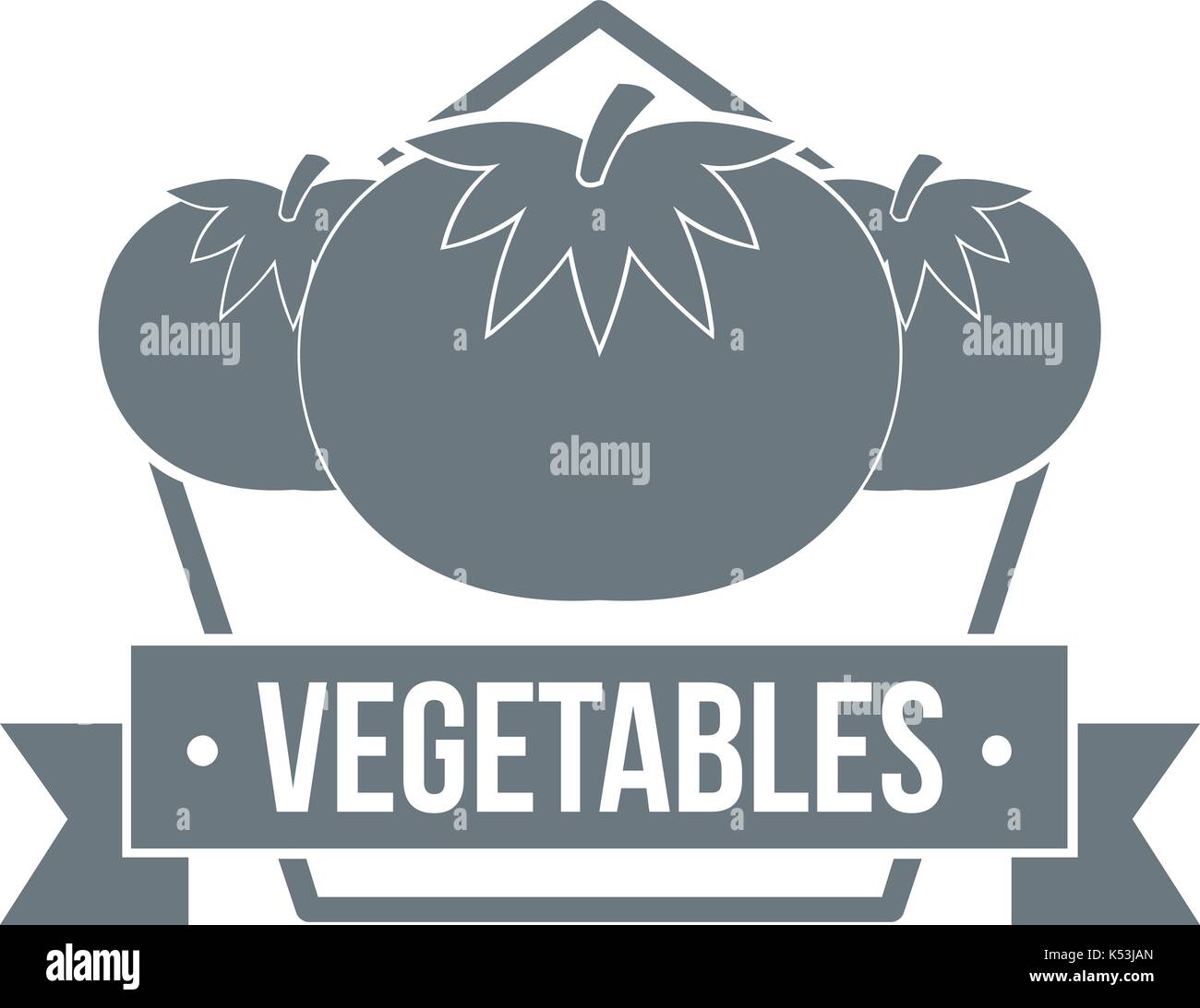 Vegetables logo, simple style Stock Vector Image & Art - Alamy
