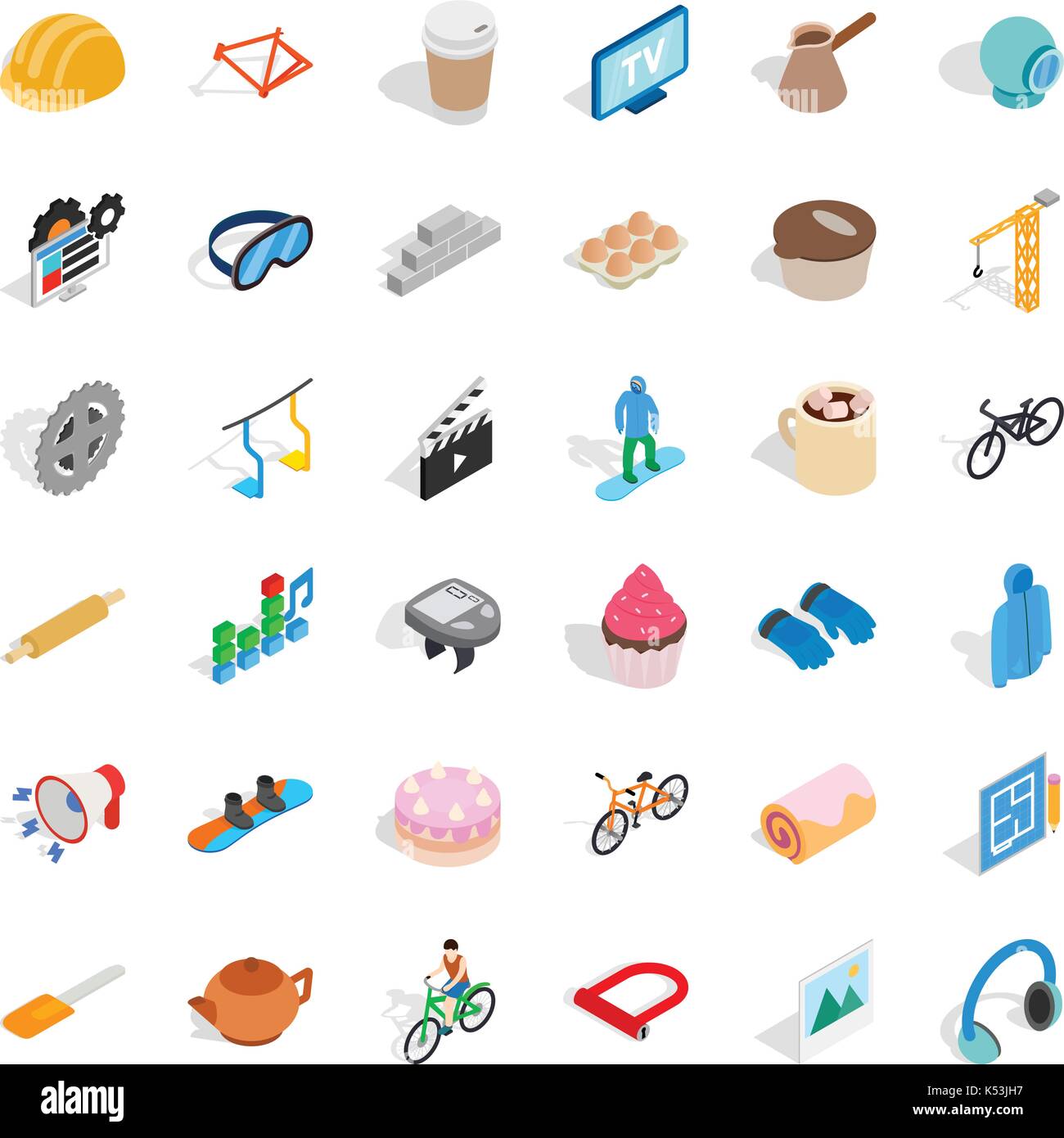 Bakery bicycle Stock Vector Images - Alamy