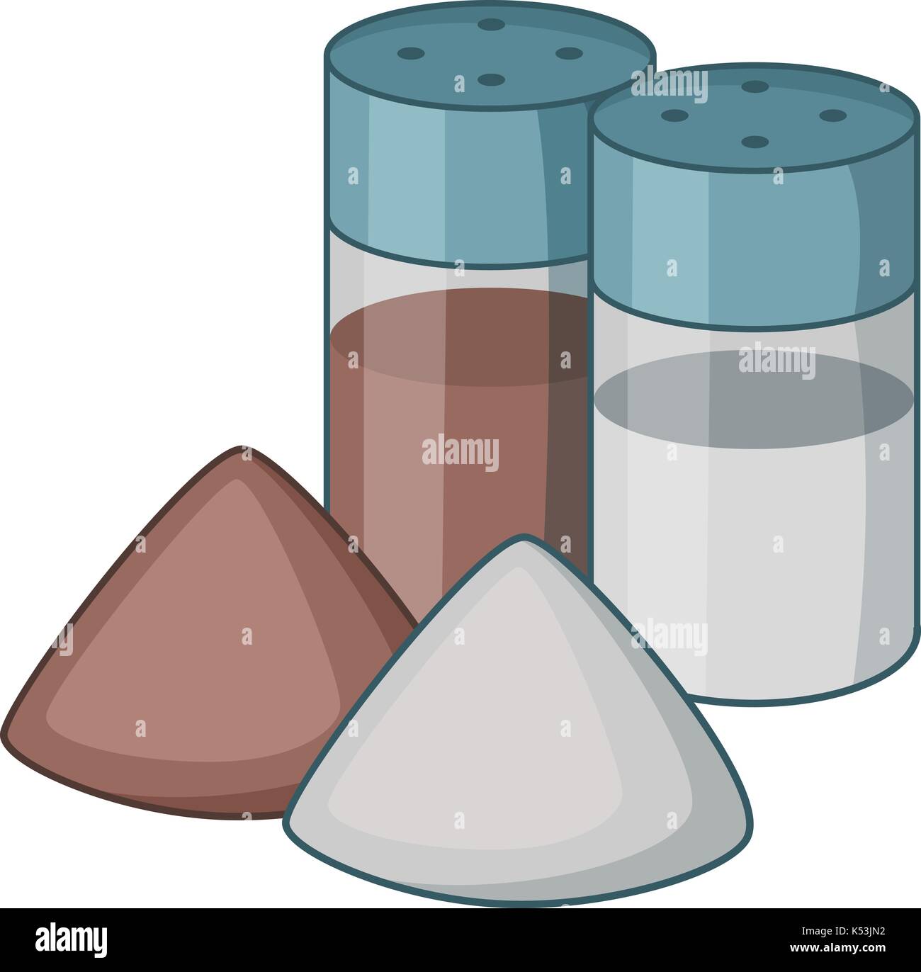Salt pepper shaker icon, cartoon style Stock Vector Image & Art - Alamy