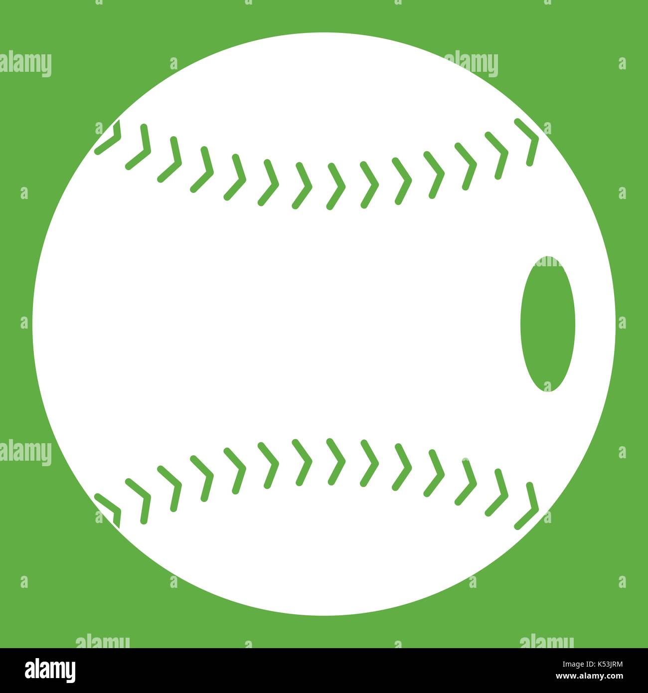 Baseball ball icon green Stock Vector Image & Art - Alamy