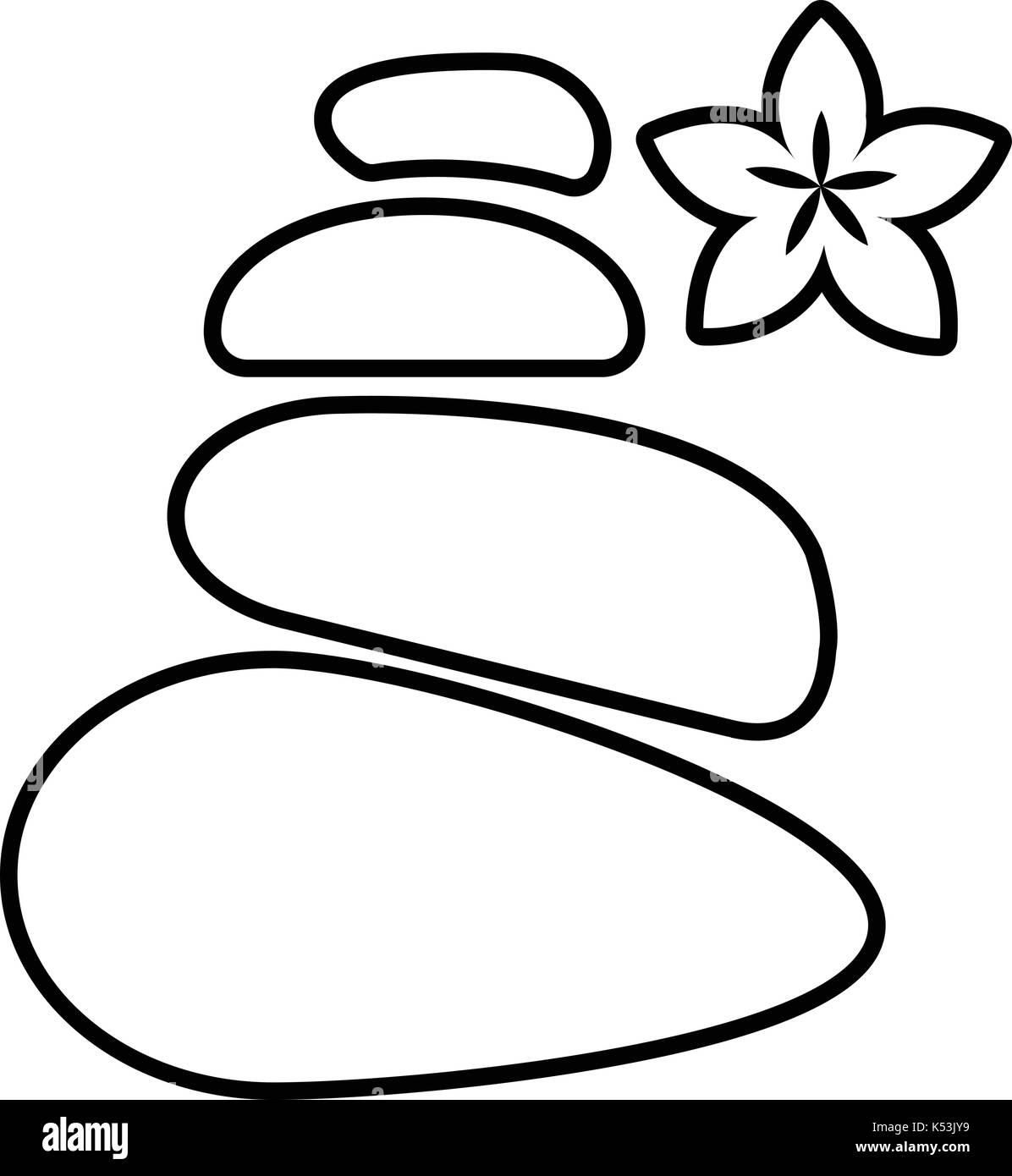 Pebbles Clipart Black And White