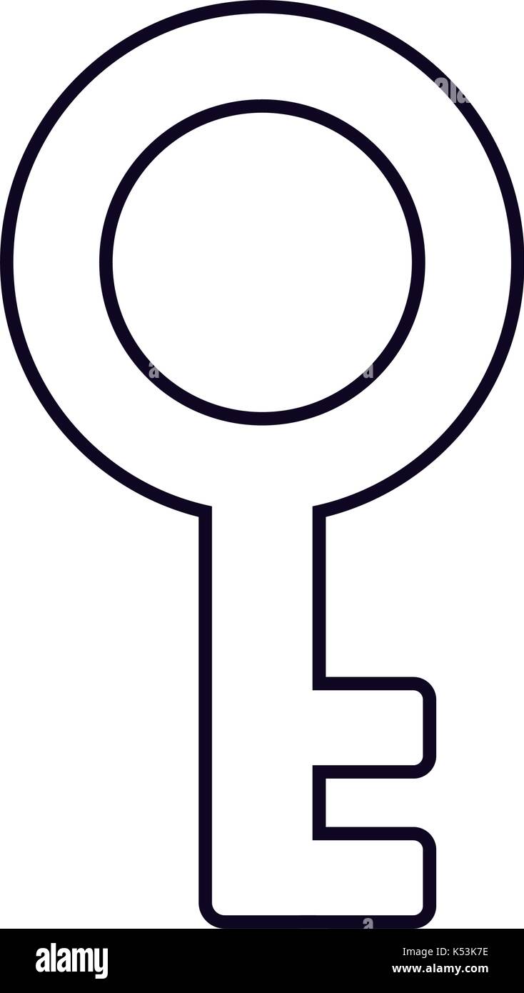 old key icon Stock Vector Image & Art - Alamy