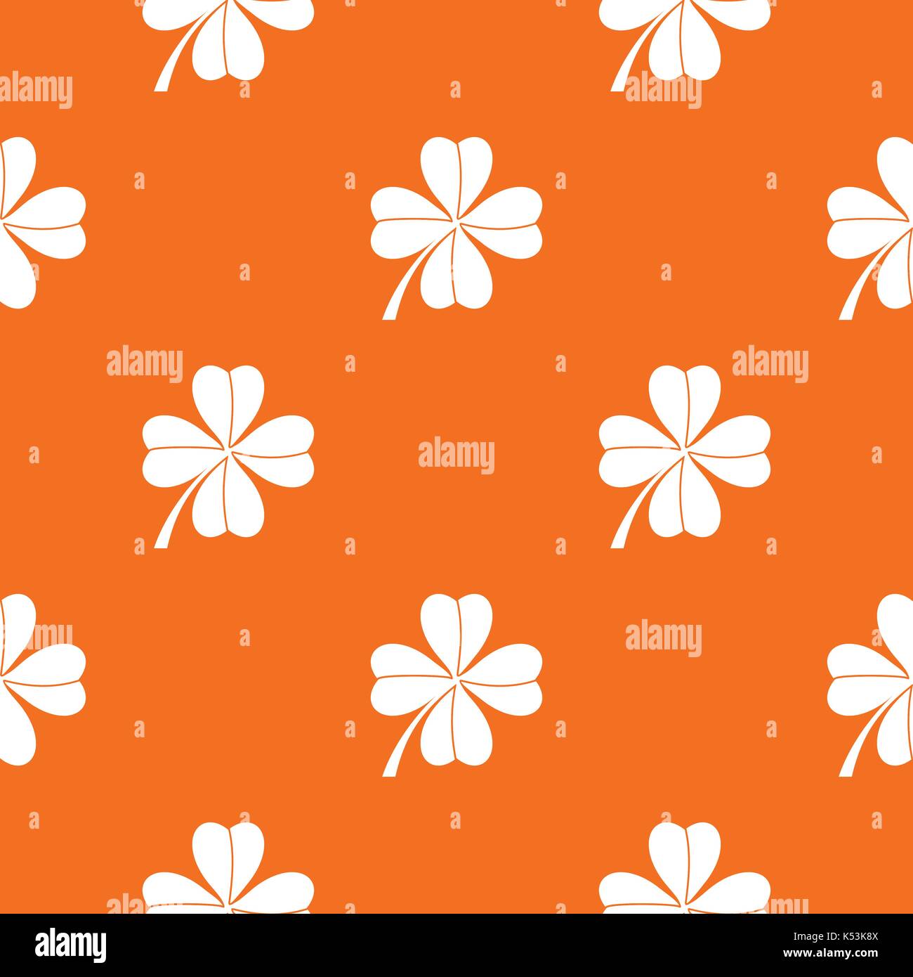 Four leaf clover pattern seamless Stock Vector Image & Art - Alamy