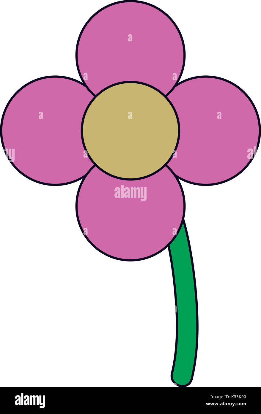 beautiful flower icon Stock Vector Image & Art - Alamy