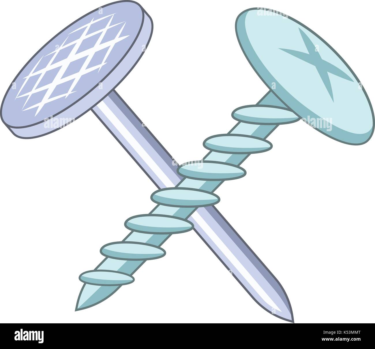 Construction nails icon, cartoon style Stock Vector Image & Art - Alamy