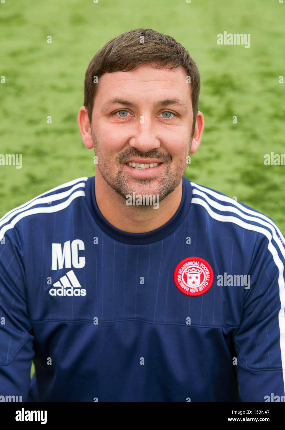 Hamilton Academical manager Martin Canning during a photocall at the ...