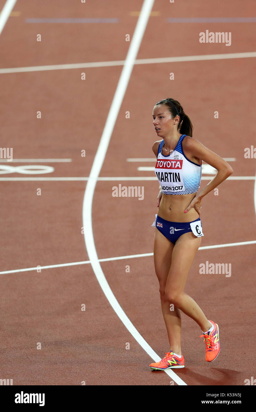 Jess MARTIN (Great Britain) competing in the Women's 10000m Final at ...