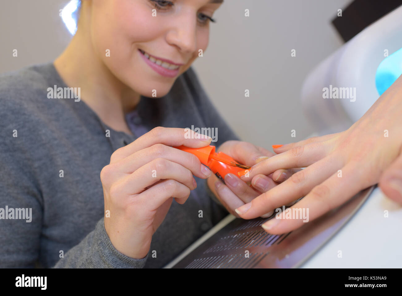 Finger nail opening hi-res stock photography and images - Alamy