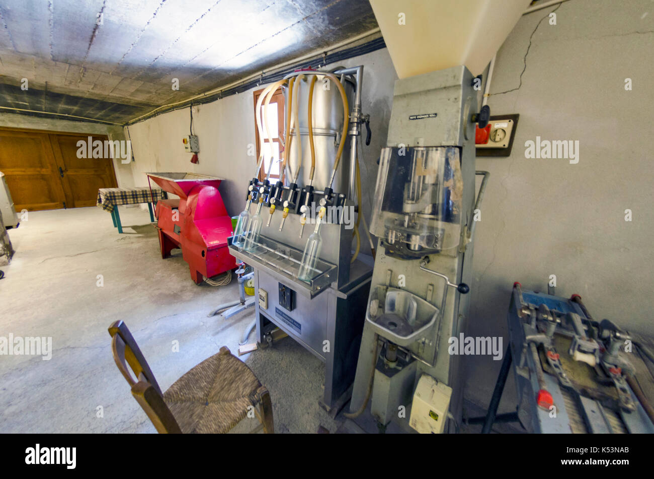 Cyprus. Chrysorrogiatissa monastery. Winery Stock Photo - Alamy