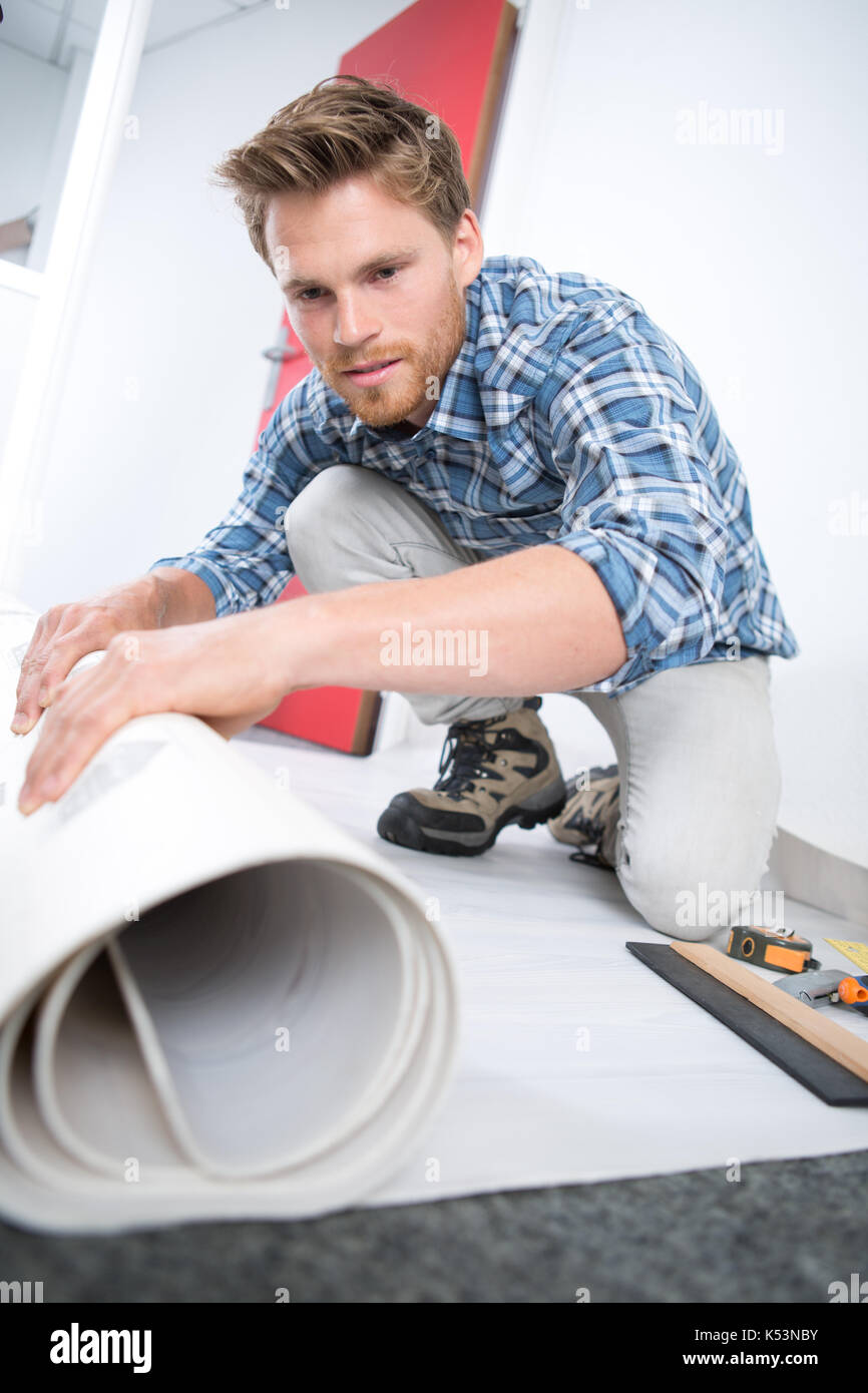 Rolling floor man hi-res stock photography and images - Alamy