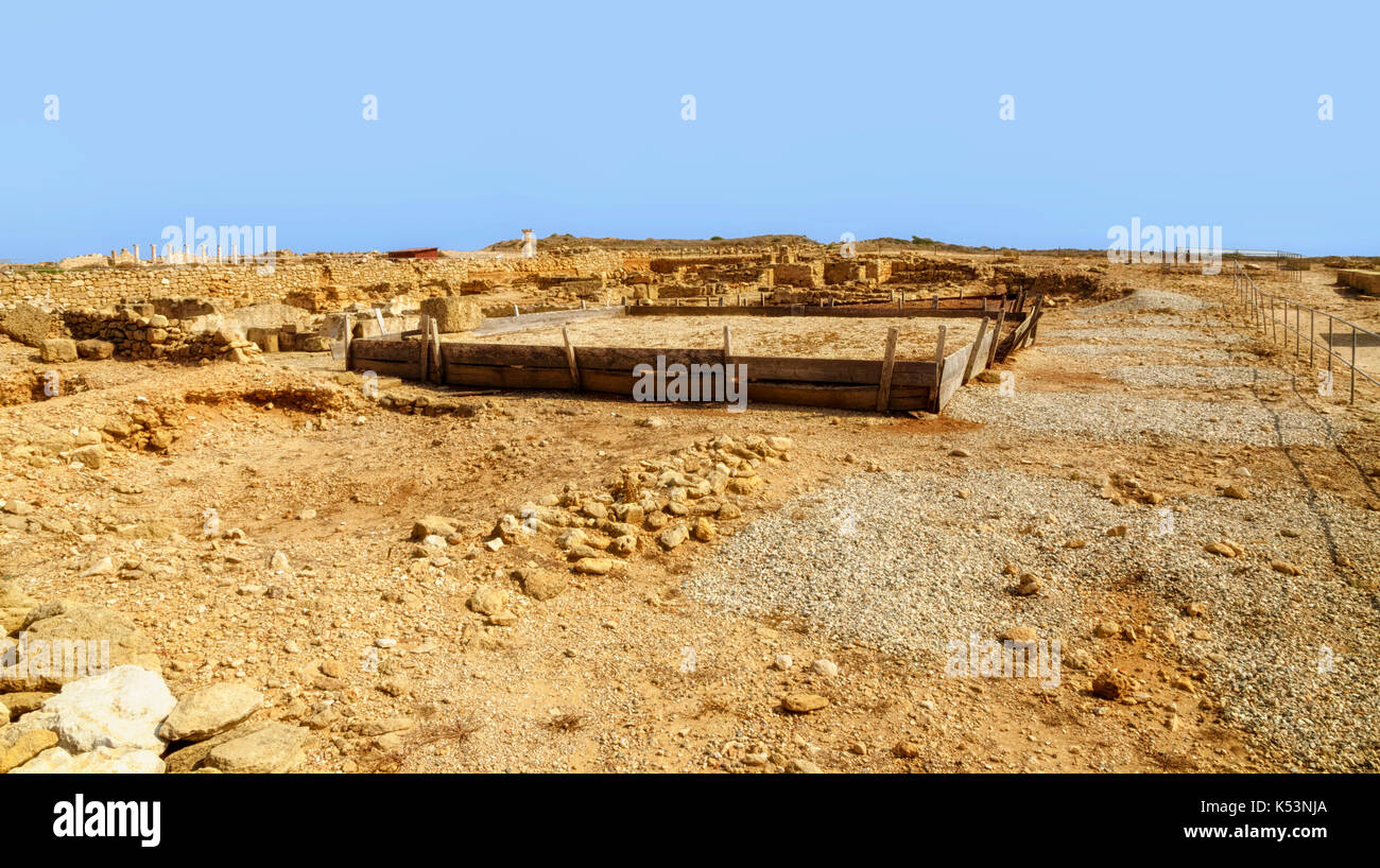 Kato Paphos Archeaological Park, Cyprus Stock Photo - Alamy