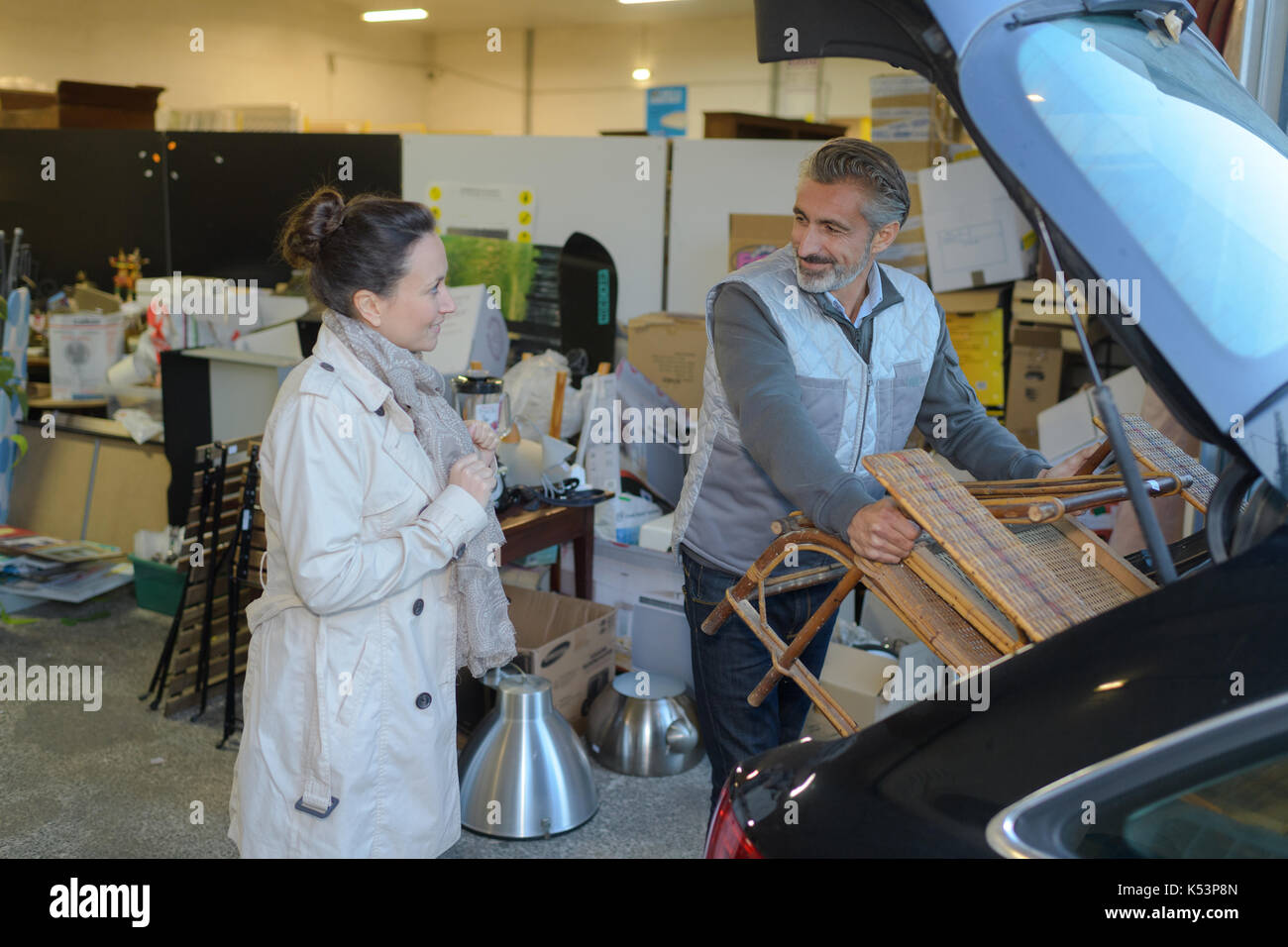 Loading of purchases hi-res stock photography and images - Alamy