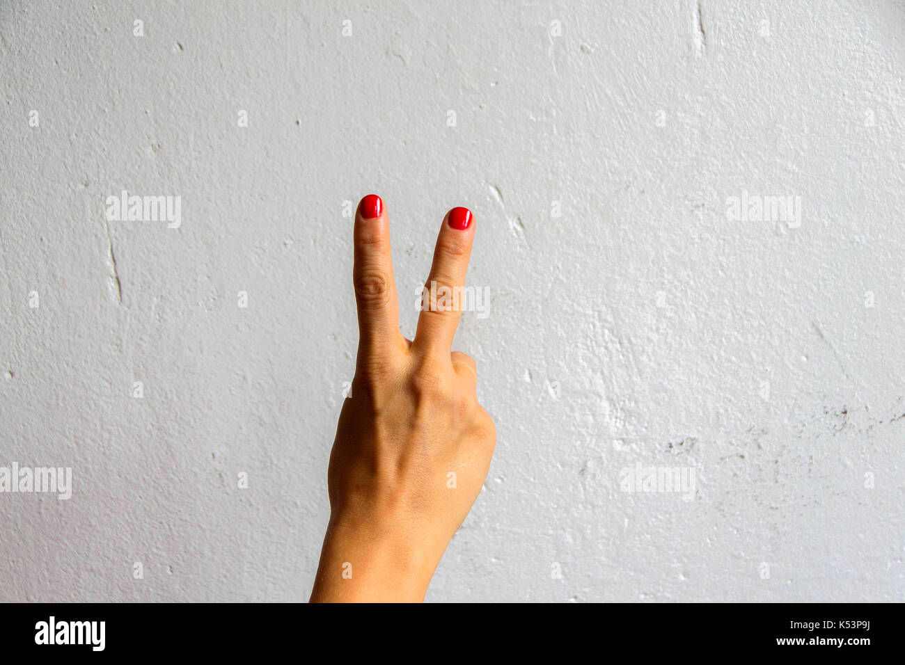 Different hand signals hi-res stock photography and images - Alamy