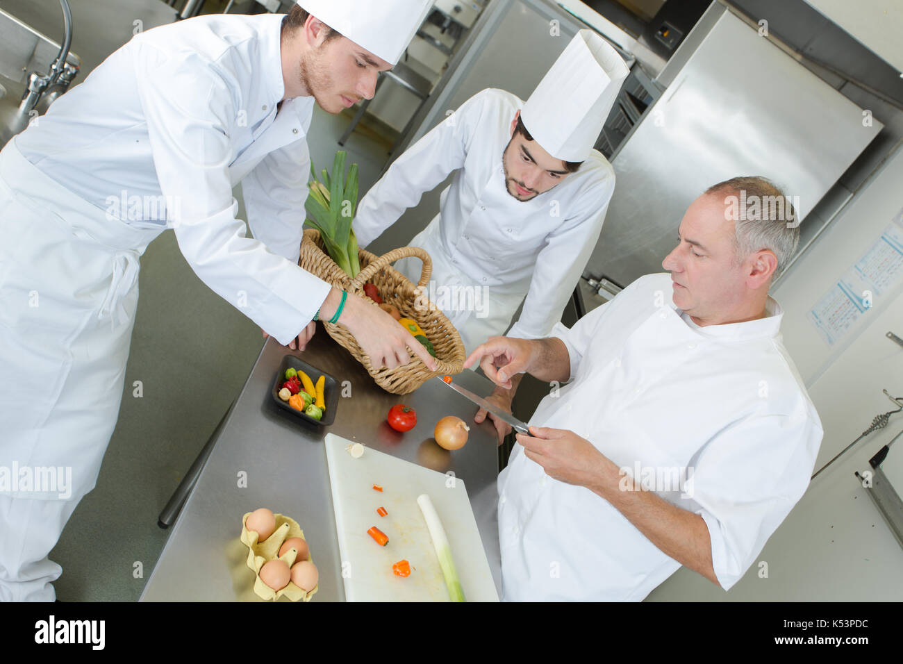 Cooking with supervision hi-res stock photography and images - Alamy