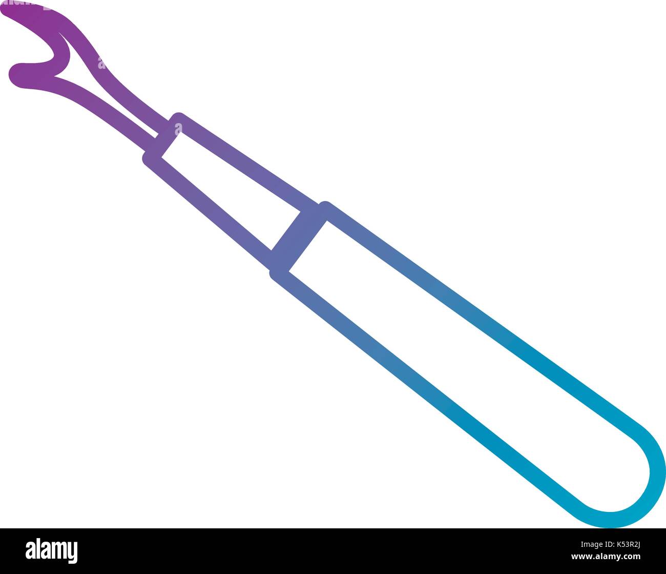 seam ripper isolated icon vector illustration design Stock Vector Image ...