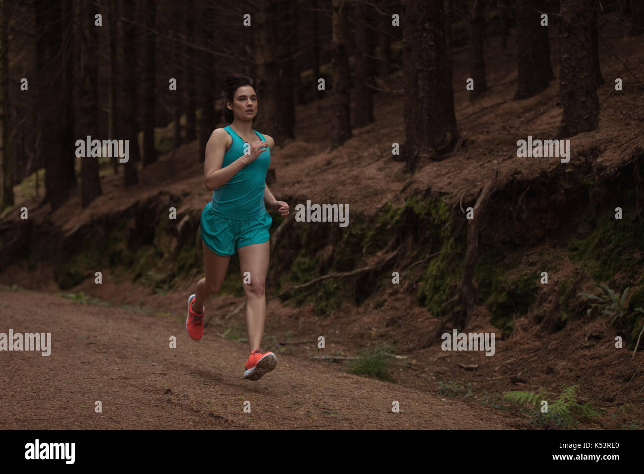 Beautiful woman jogging hi-res stock photography and images - Alamy
