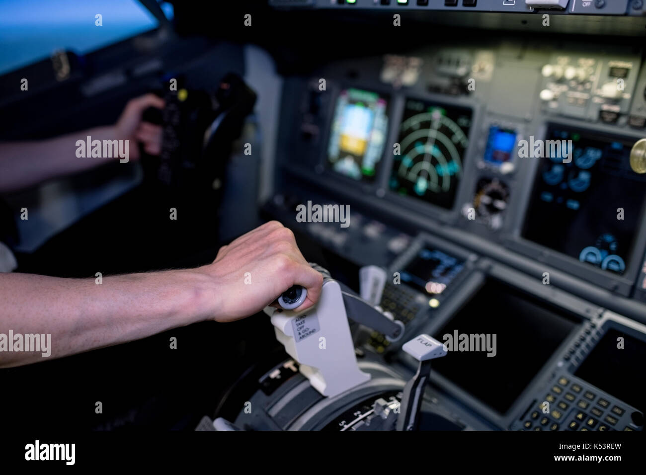 Pilot hands hi-res stock photography and images - Alamy