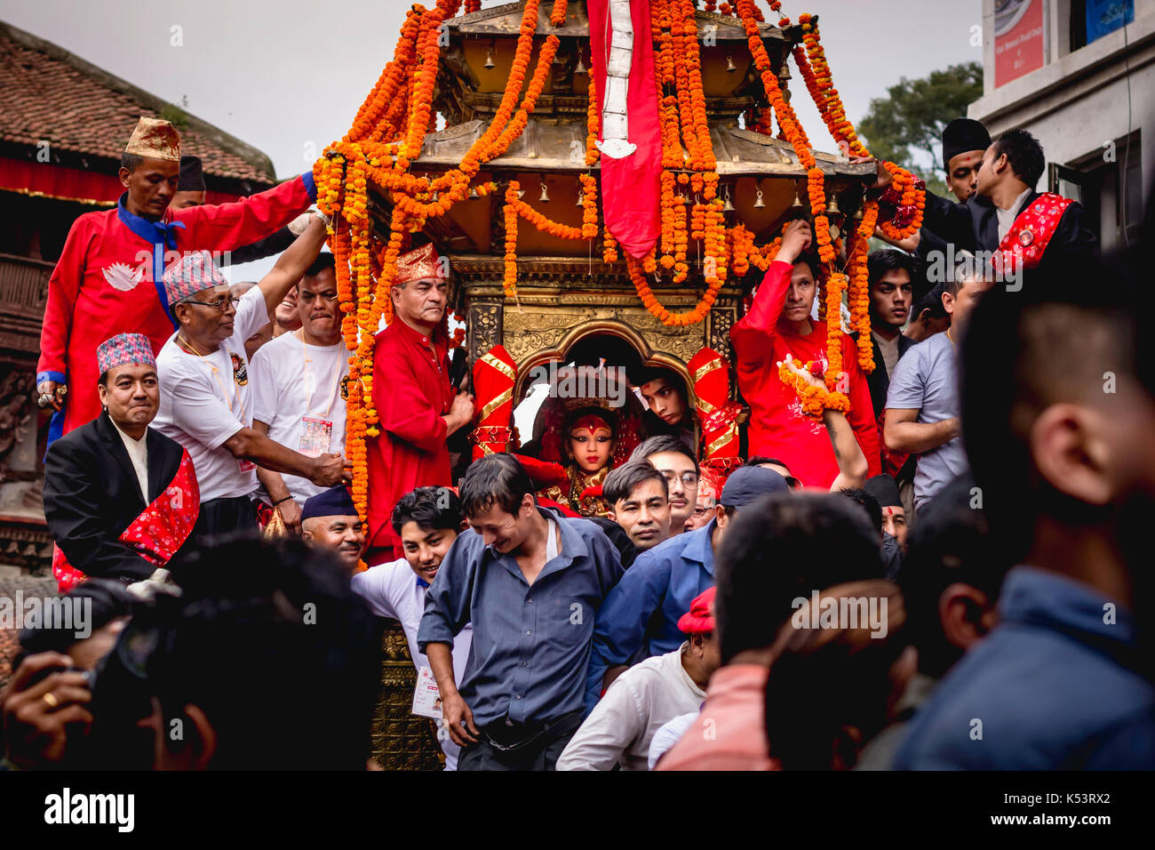 Nepal living goddess hi-res stock photography and images - Alamy