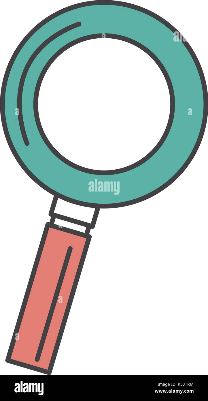 magnifying glass isolated icon vector illustration design Stock Vector ...