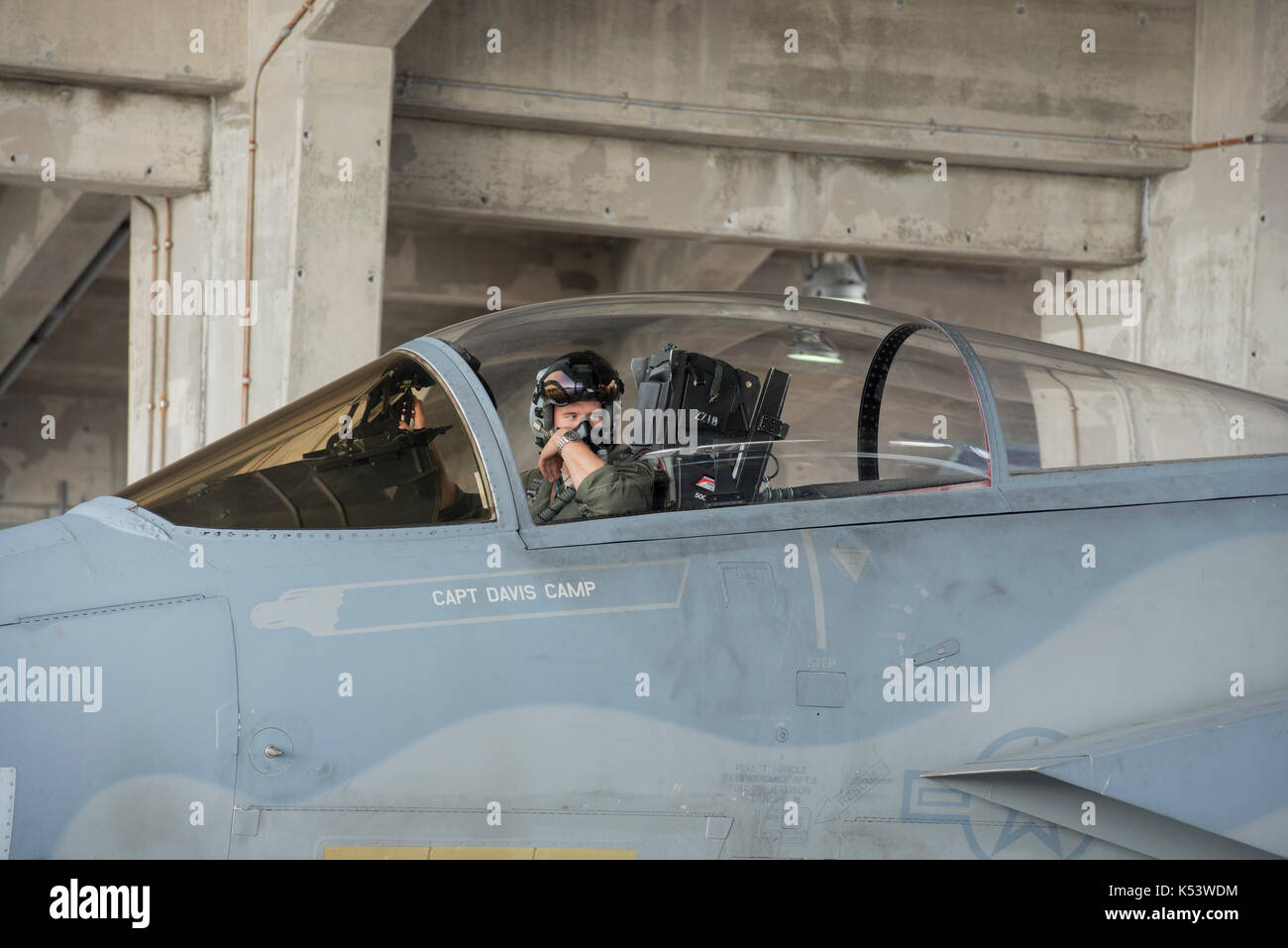 F-15C Eagle Pilot Stock Photo - Alamy