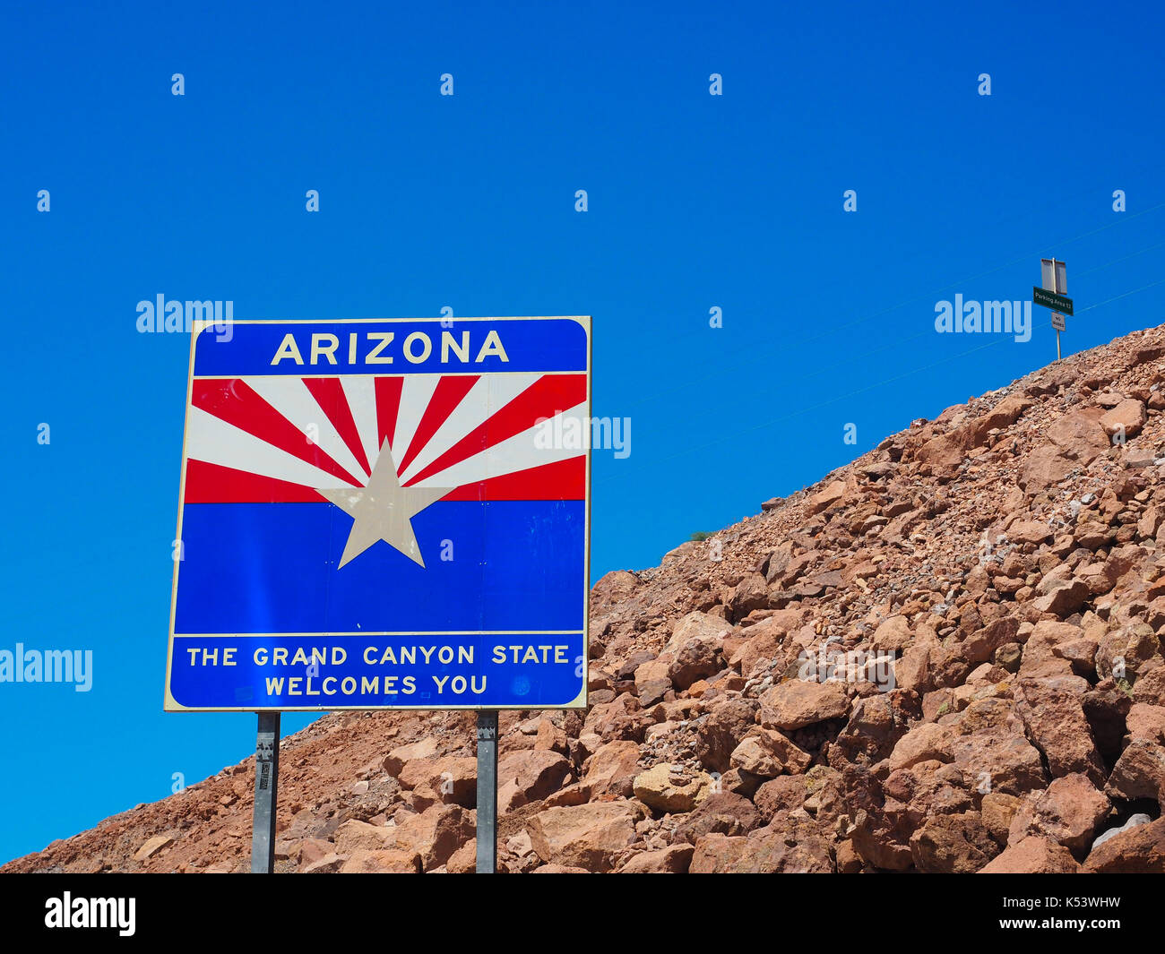 Welcome to Arizona, USA Stock Photo - Alamy