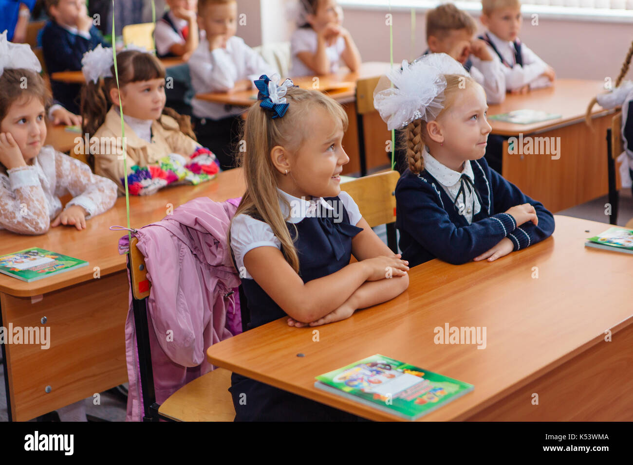 September first-the day of knowledge in Russia Stock Photo - Alamy