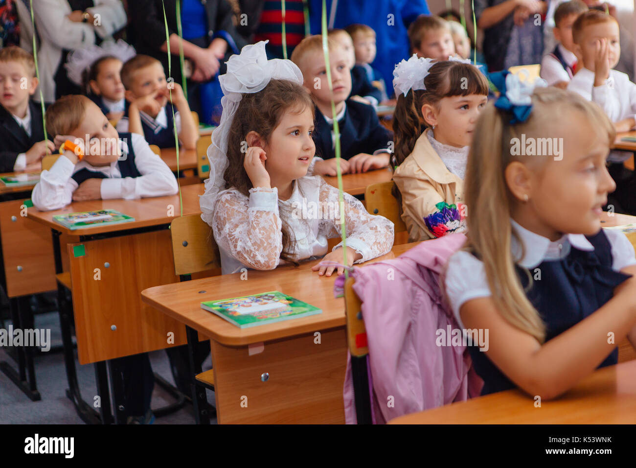 September first-the day of knowledge in Russia Stock Photo - Alamy
