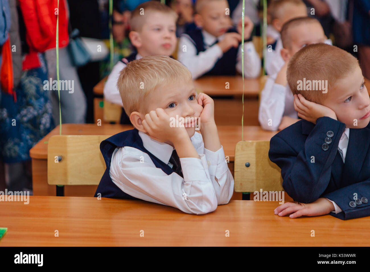 September first-the day of knowledge in Russia Stock Photo - Alamy