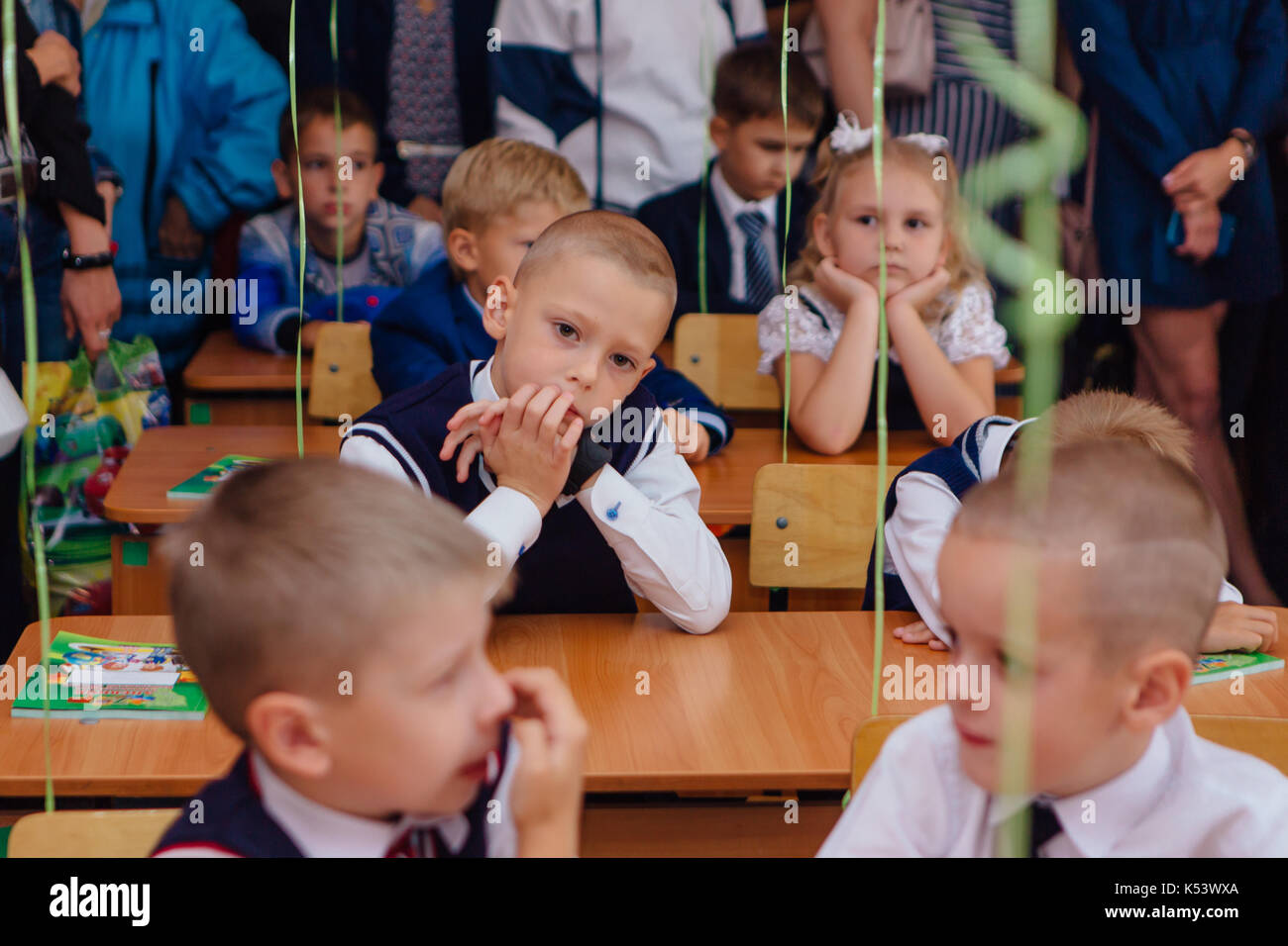 September first-the day of knowledge in Russia Stock Photo - Alamy