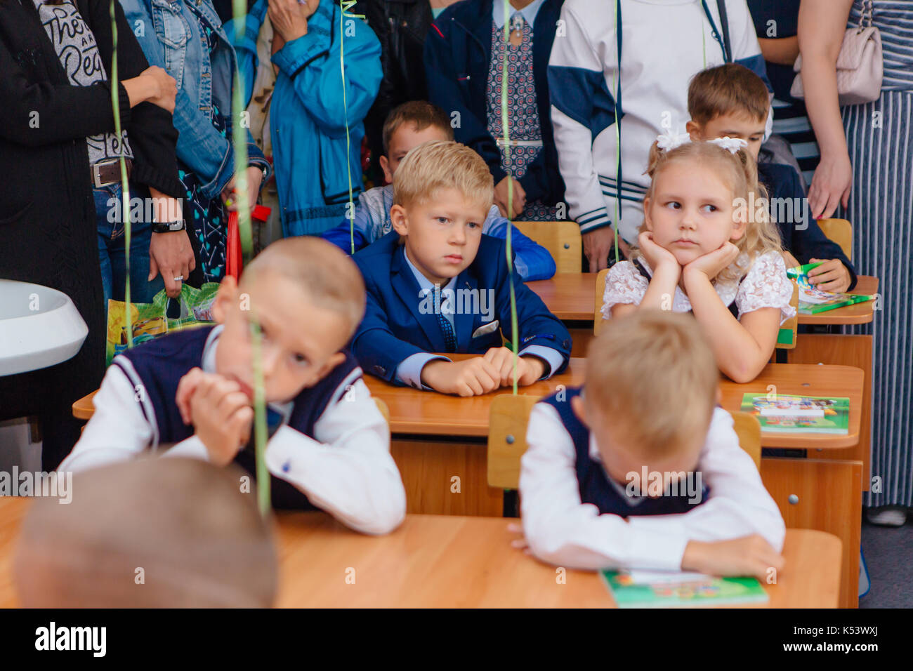 September first-the day of knowledge in Russia Stock Photo - Alamy