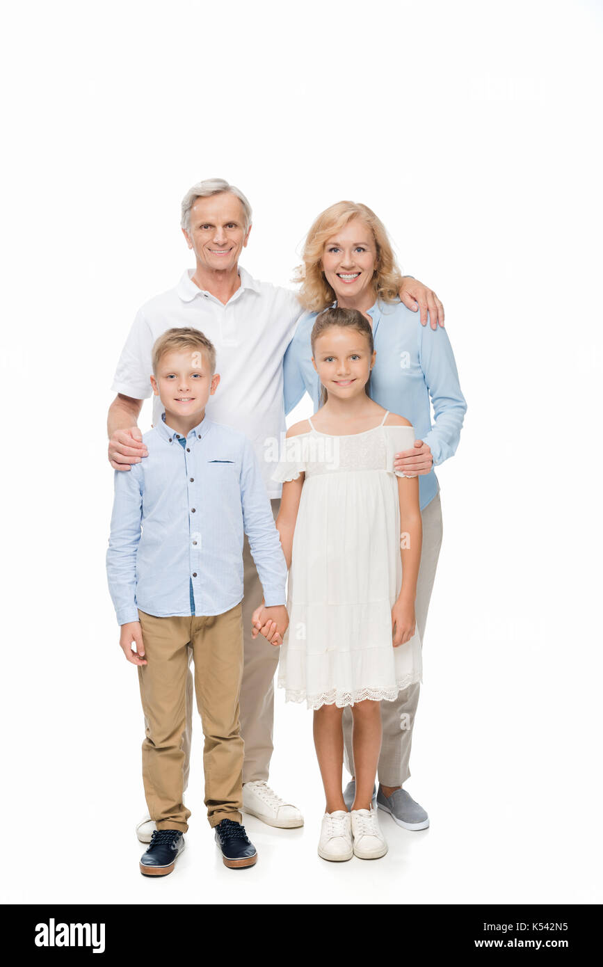 Kids and grandparents Cut Out Stock Images & Pictures - Alamy