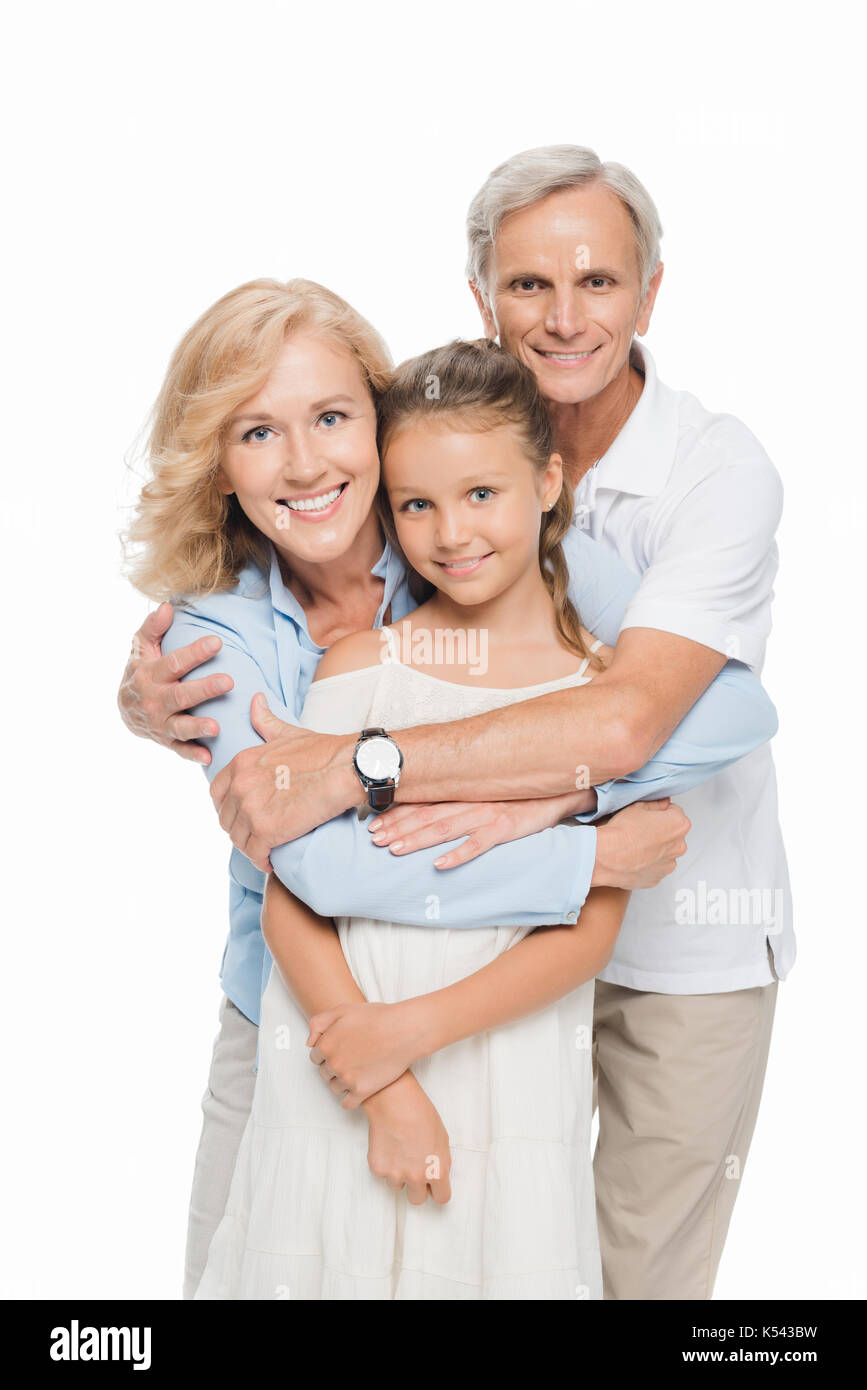 Grandchild hugging hi-res stock photography and images - Alamy