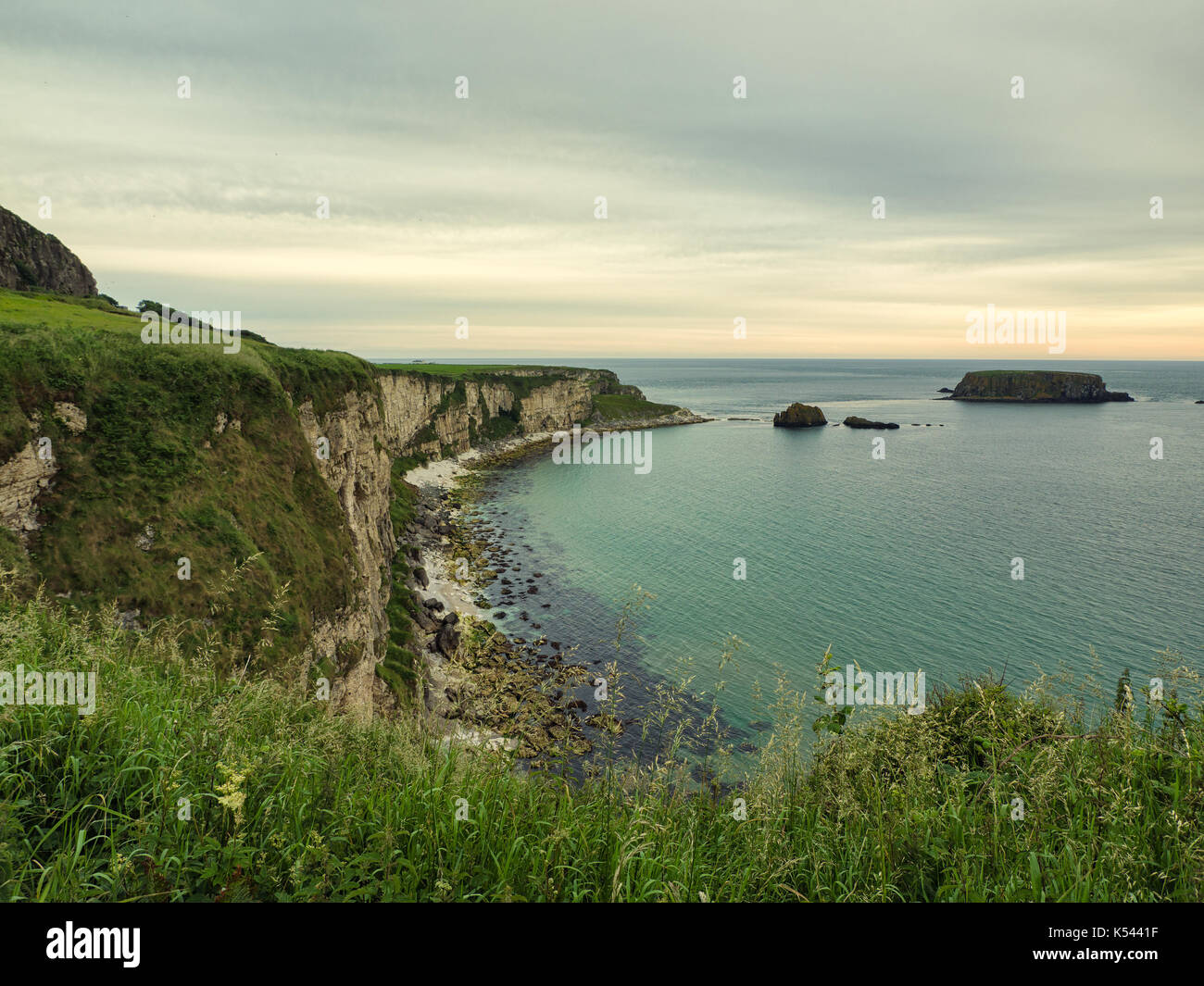 North coastline sunset,Northern Ireland Stock Photo - Alamy