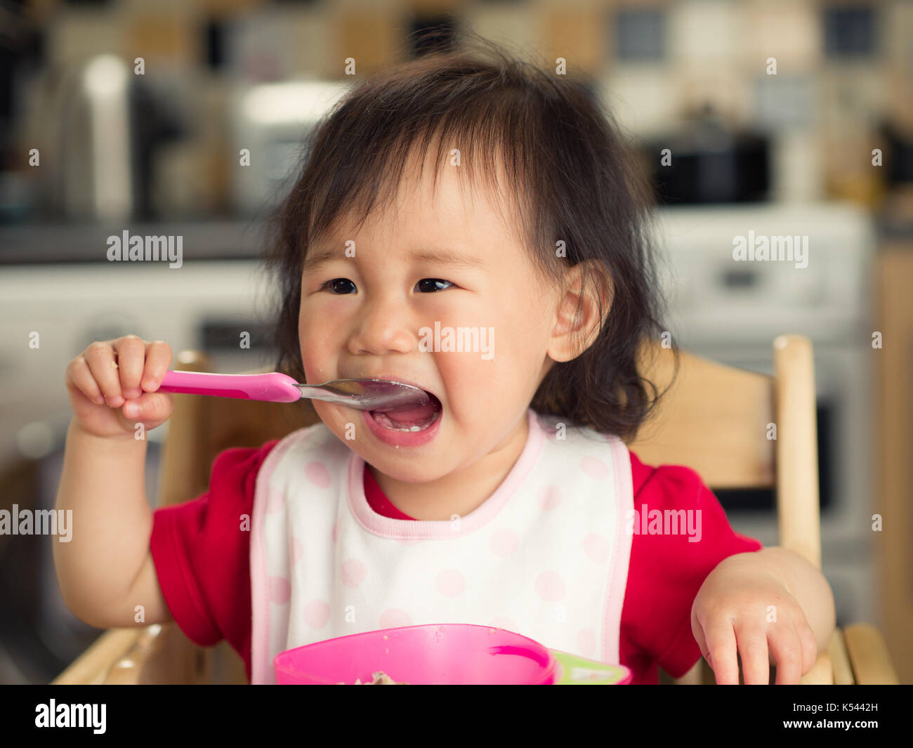 Kid Eating Beans High Resolution Stock Photography and Images - Alamy