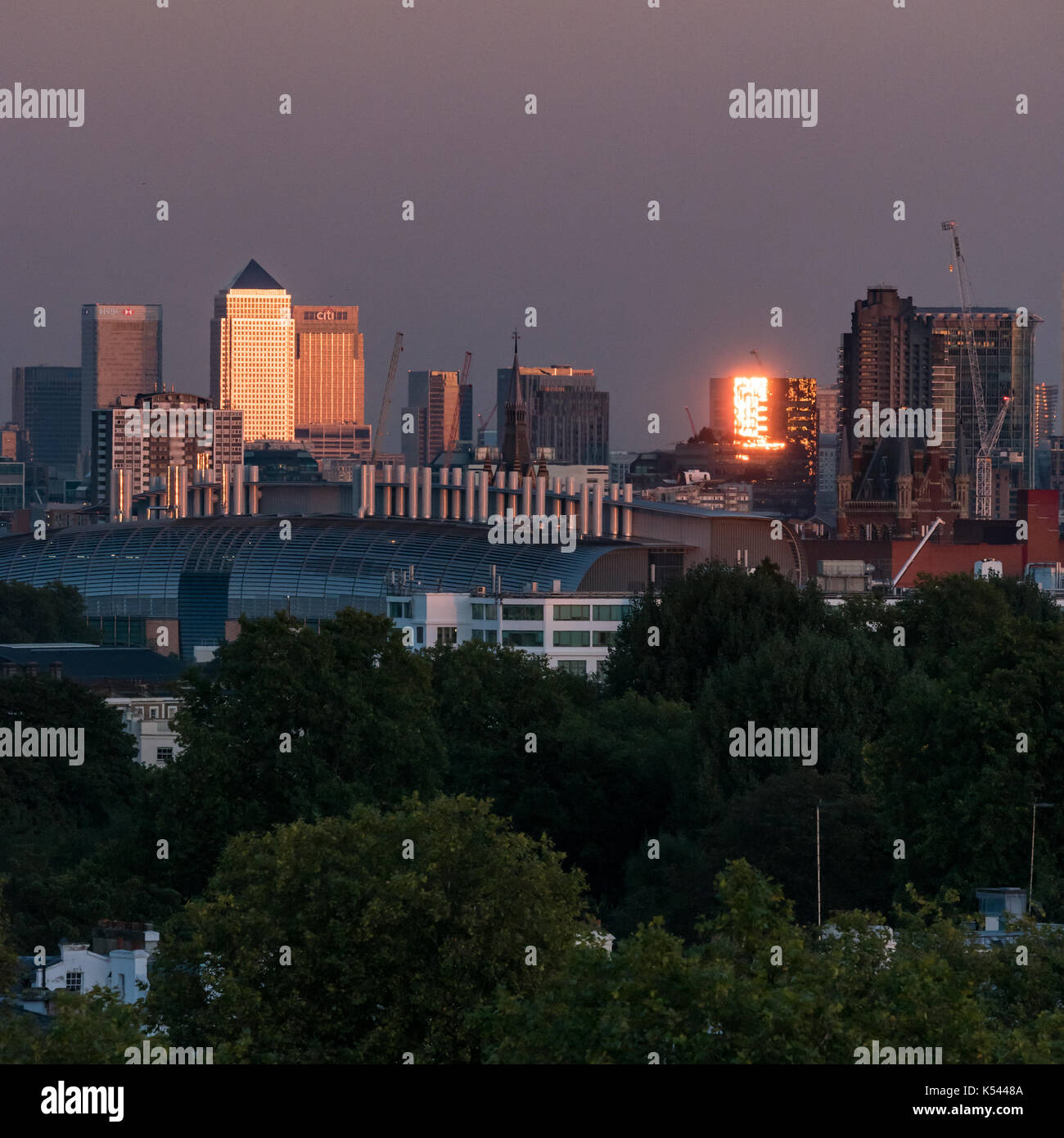 London skyline from high vantage hi-res stock photography and images ...