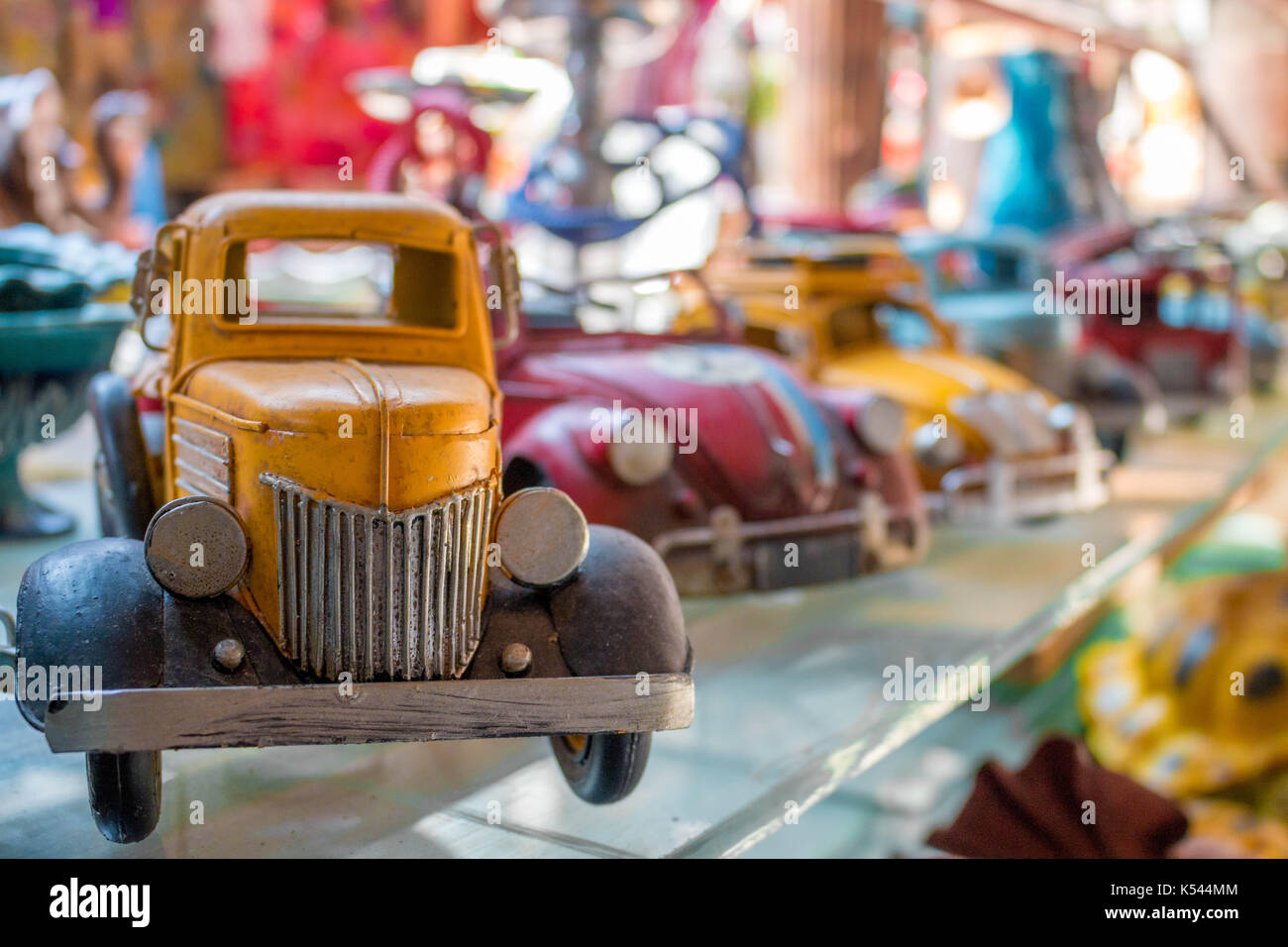 Small cars ( Souvenirs Stock Photo - Alamy