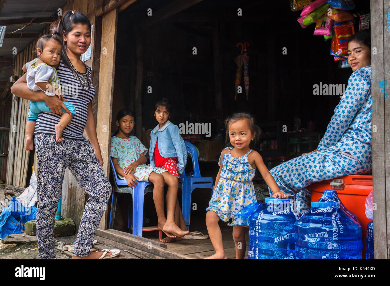 Cambodia rural people family hi-res stock photography and images - Alamy