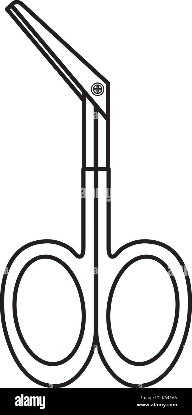 surgical scissors isolated icon Stock Vector Image & Art - Alamy