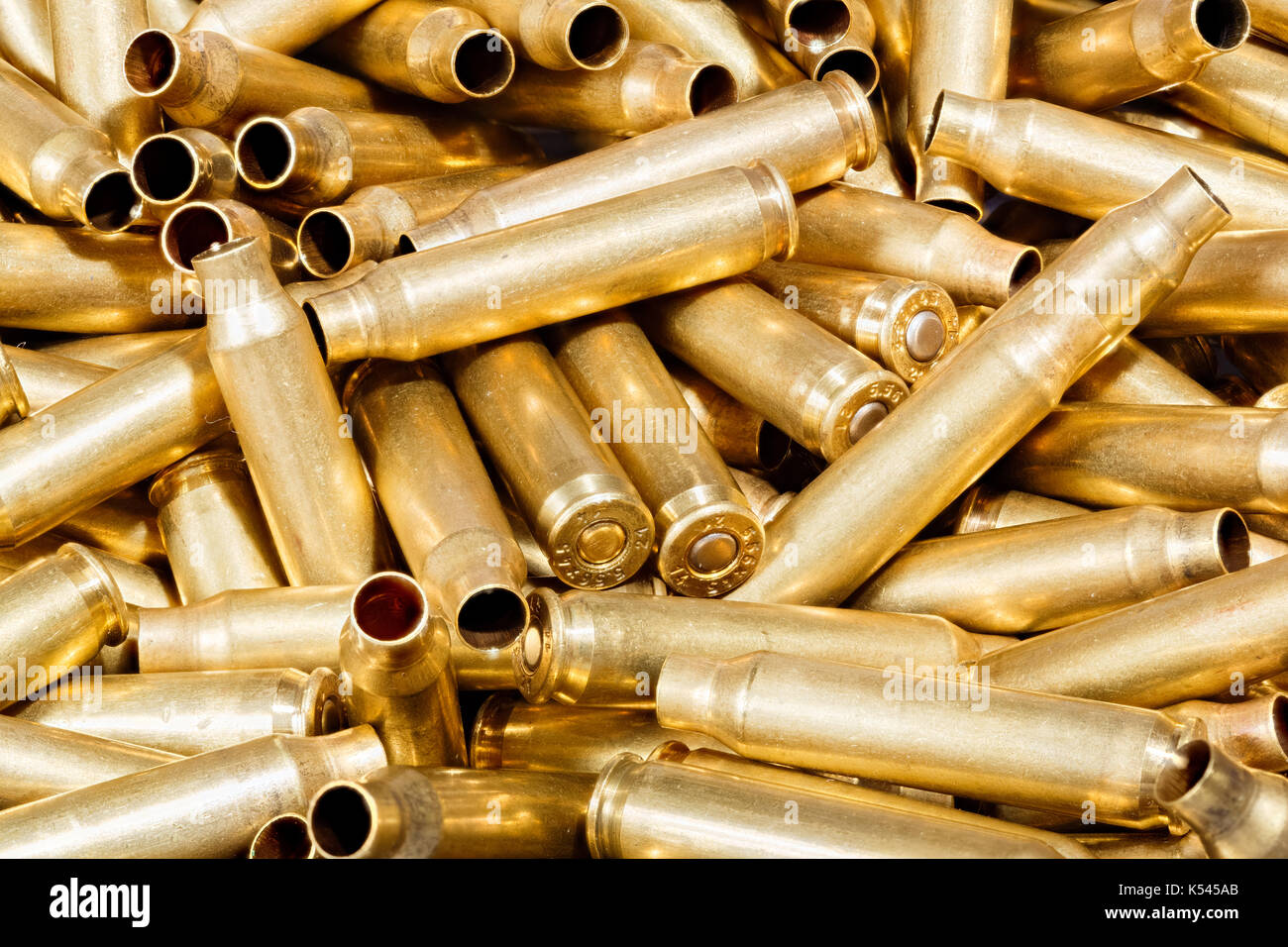 Empty Bullets. Macro photo of bullets for background Stock Photo - Alamy
