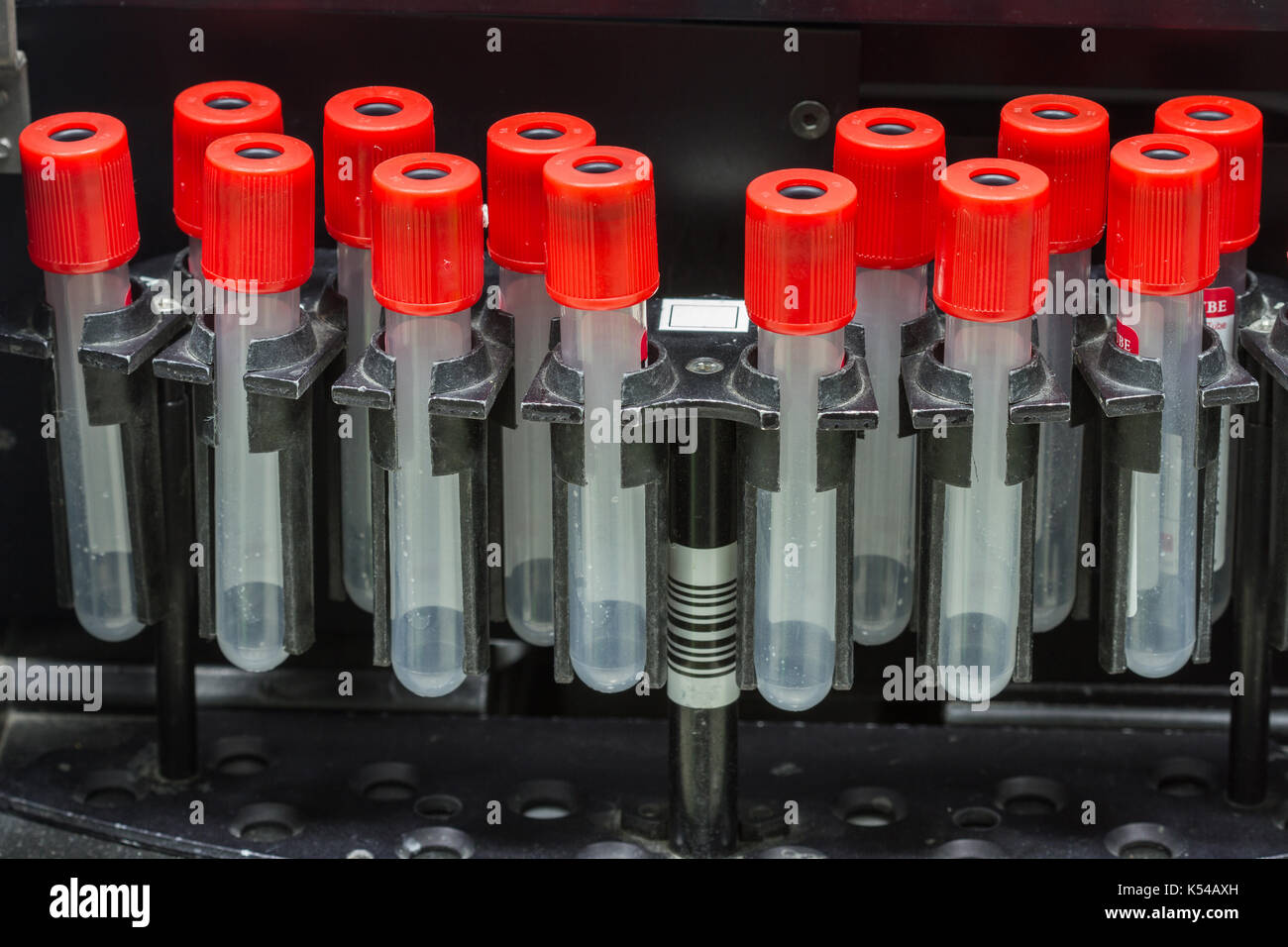 medical blood separation test centrifuge in chemical laboratory ...