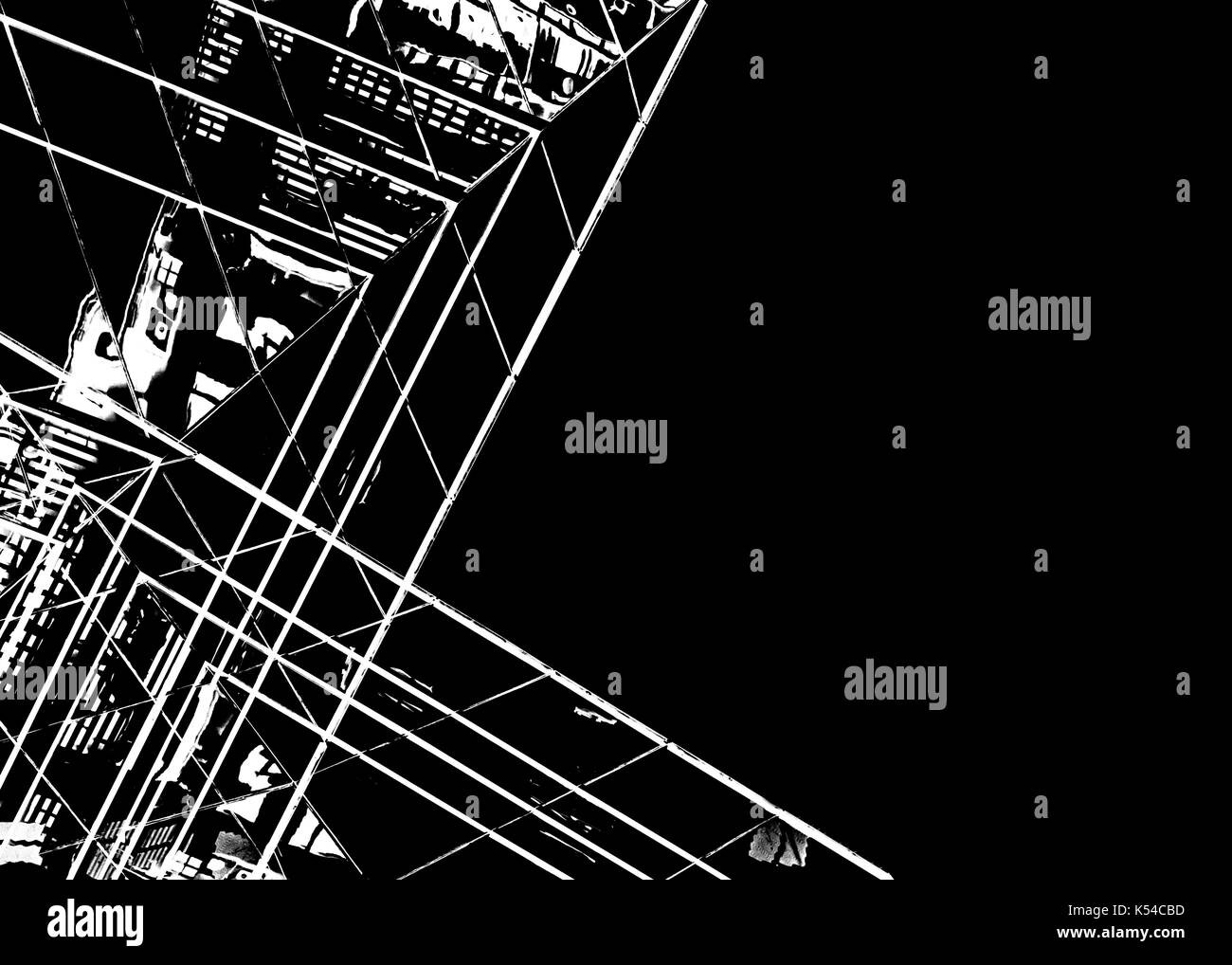 Abstract buildings background with B&W color Stock Photo - Alamy