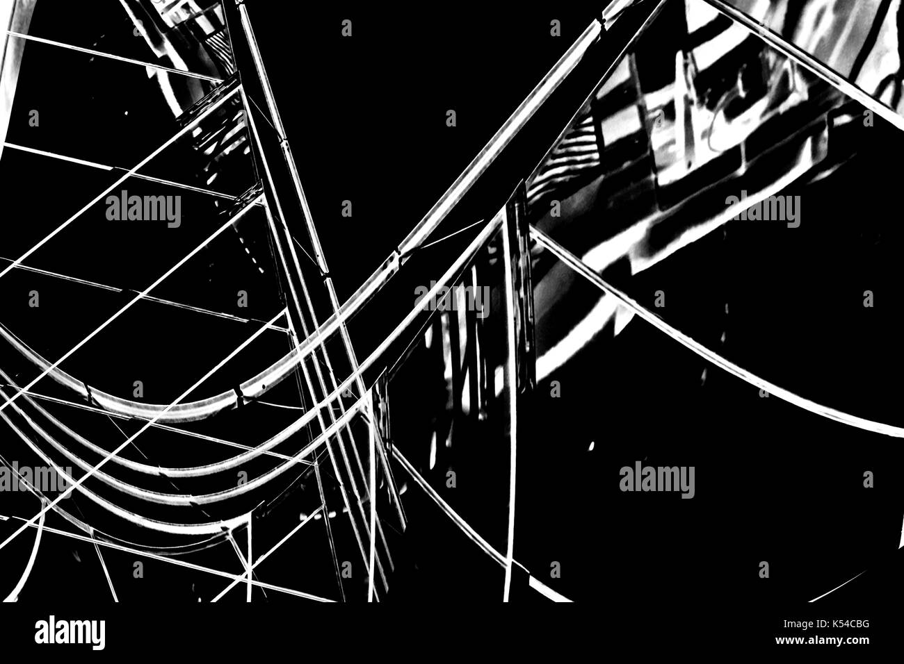 Abstract buildings background with B&W color Stock Photo - Alamy