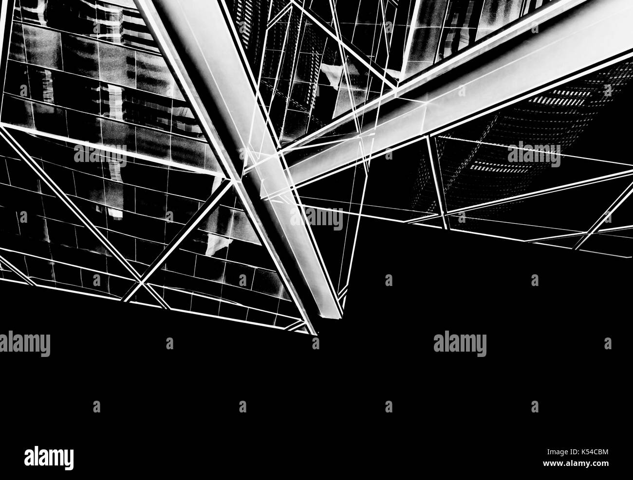 Abstract buildings background with B&W color Stock Photo - Alamy