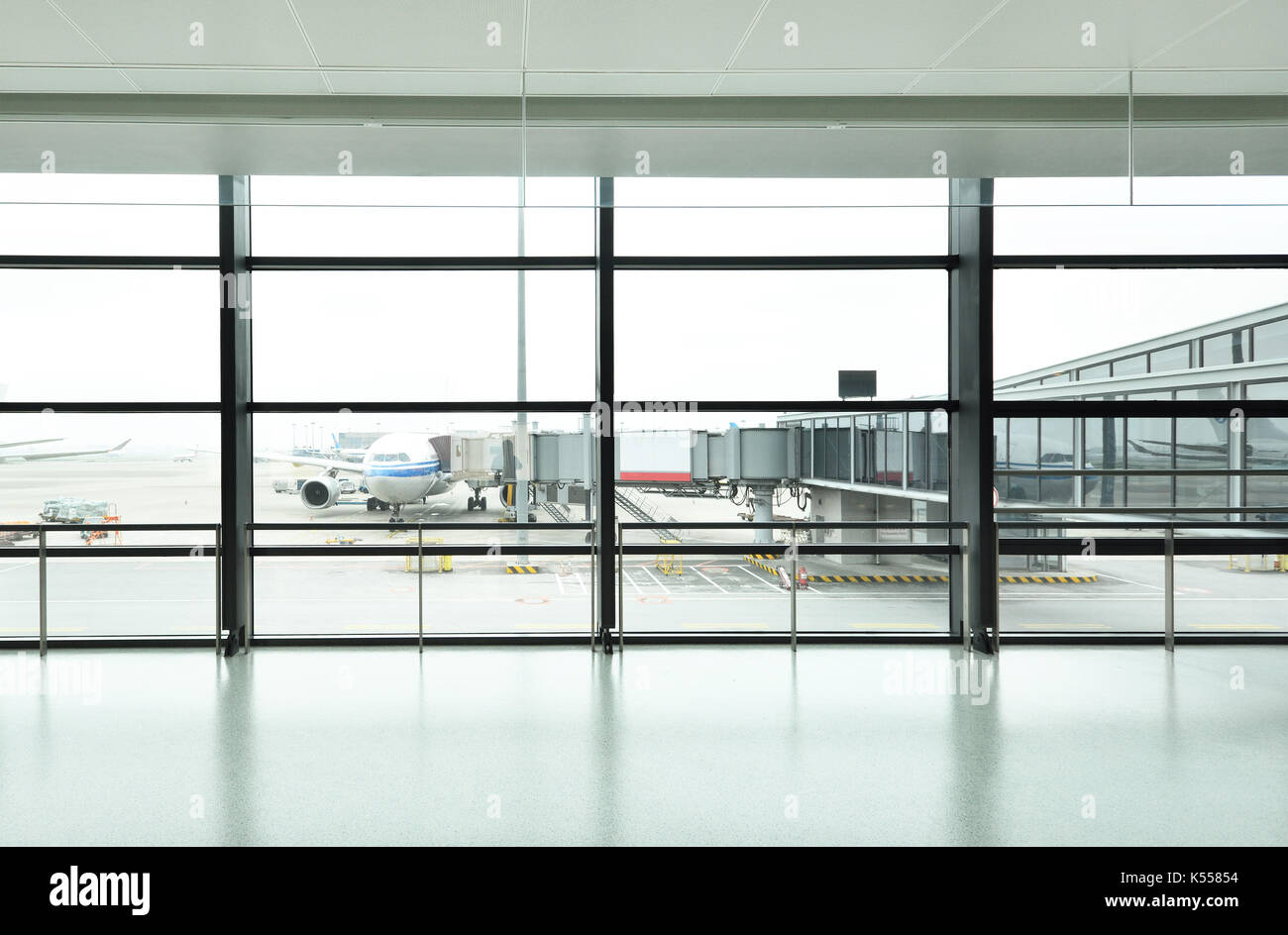 The inside view of Airport terminal Stock Photo - Alamy
