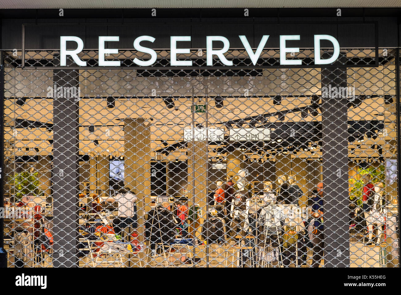 Reserved, Polish fashion store on Oxford Street, London, England, U.K ...