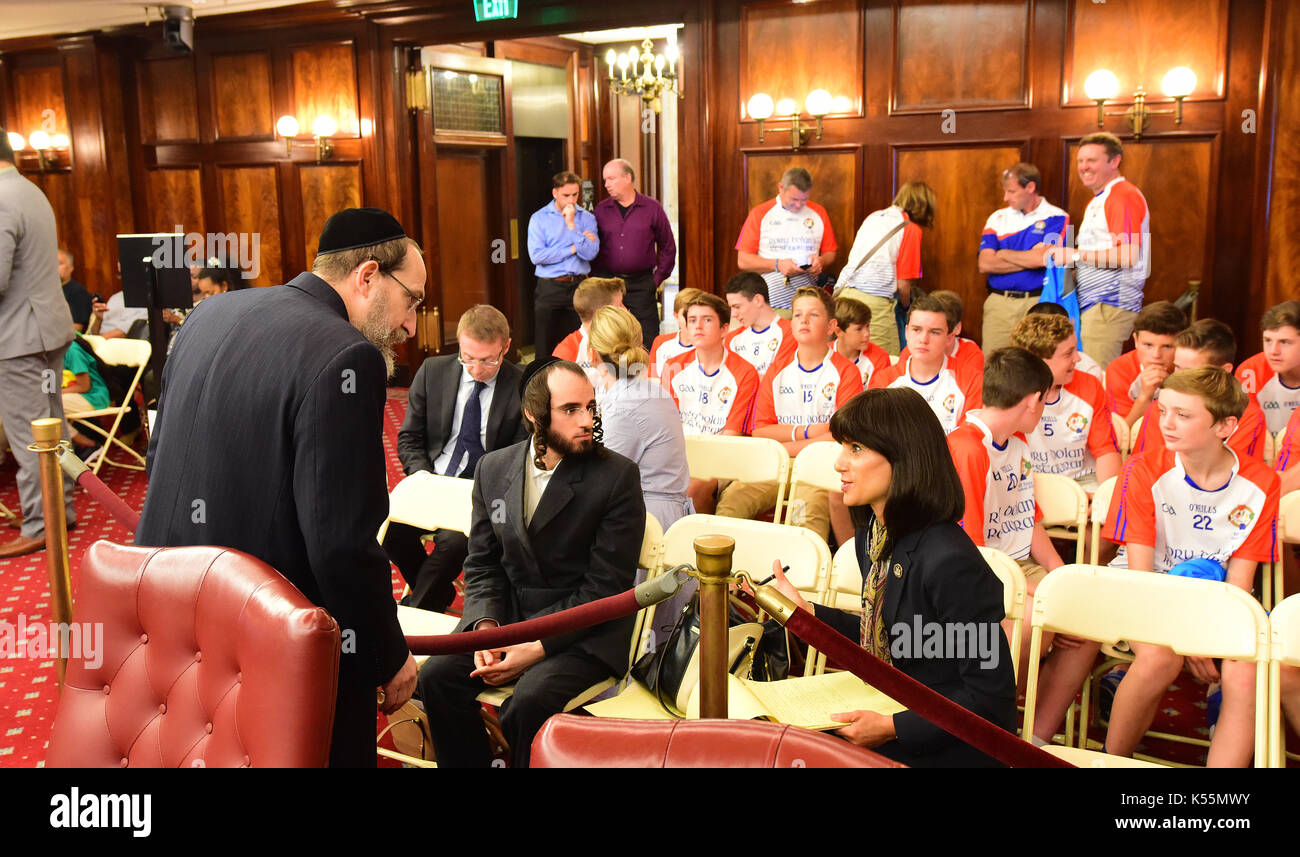 Manhattan, United States. 07th Sep, 2017. Judge Freier with husband ...
