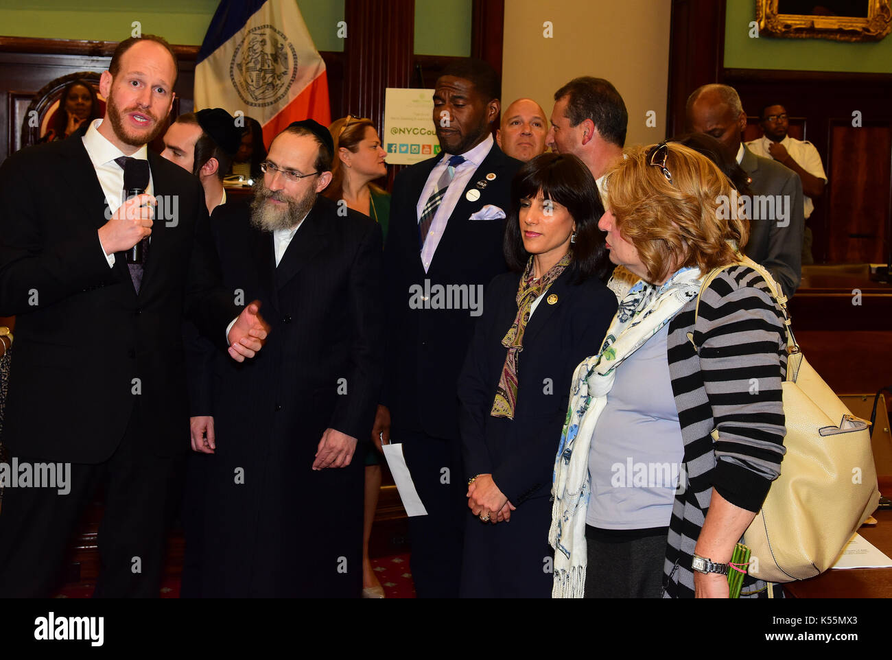Manhattan, United States. 07th Sep, 2017. NY City Council member David ...